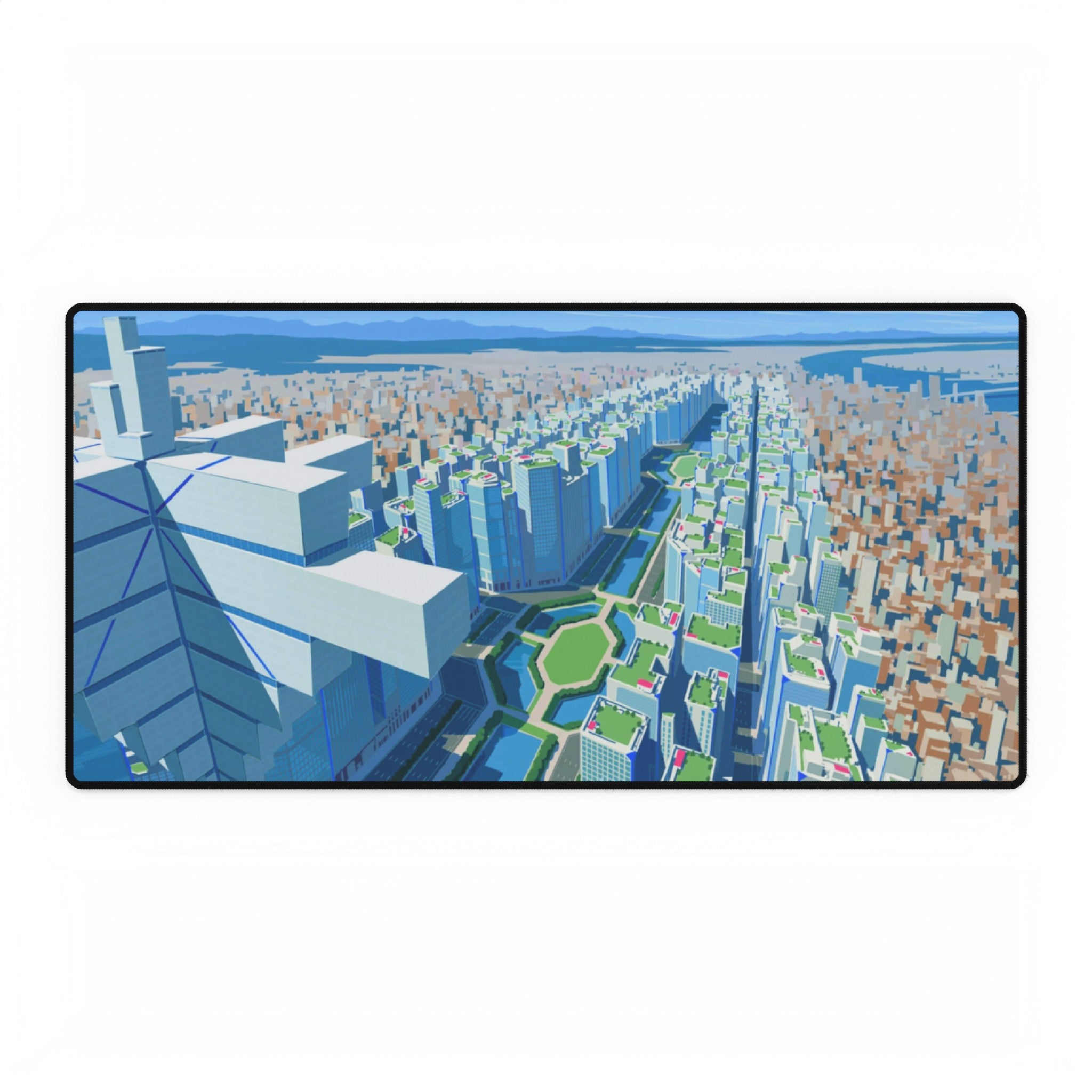 City Promare Mouse Pad (Desk Mat)