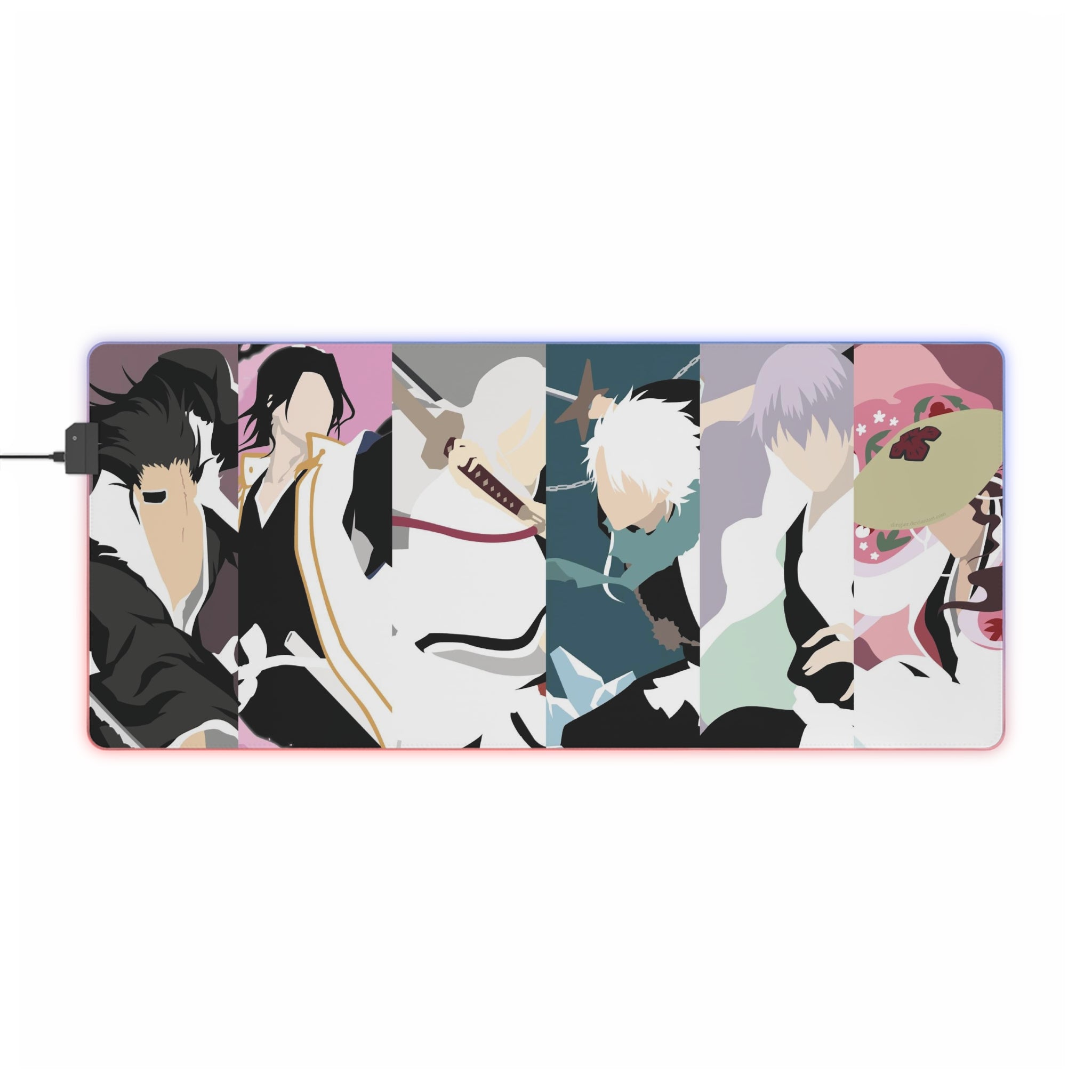 Anime Bleach RGB LED Mouse Pad (Desk Mat)