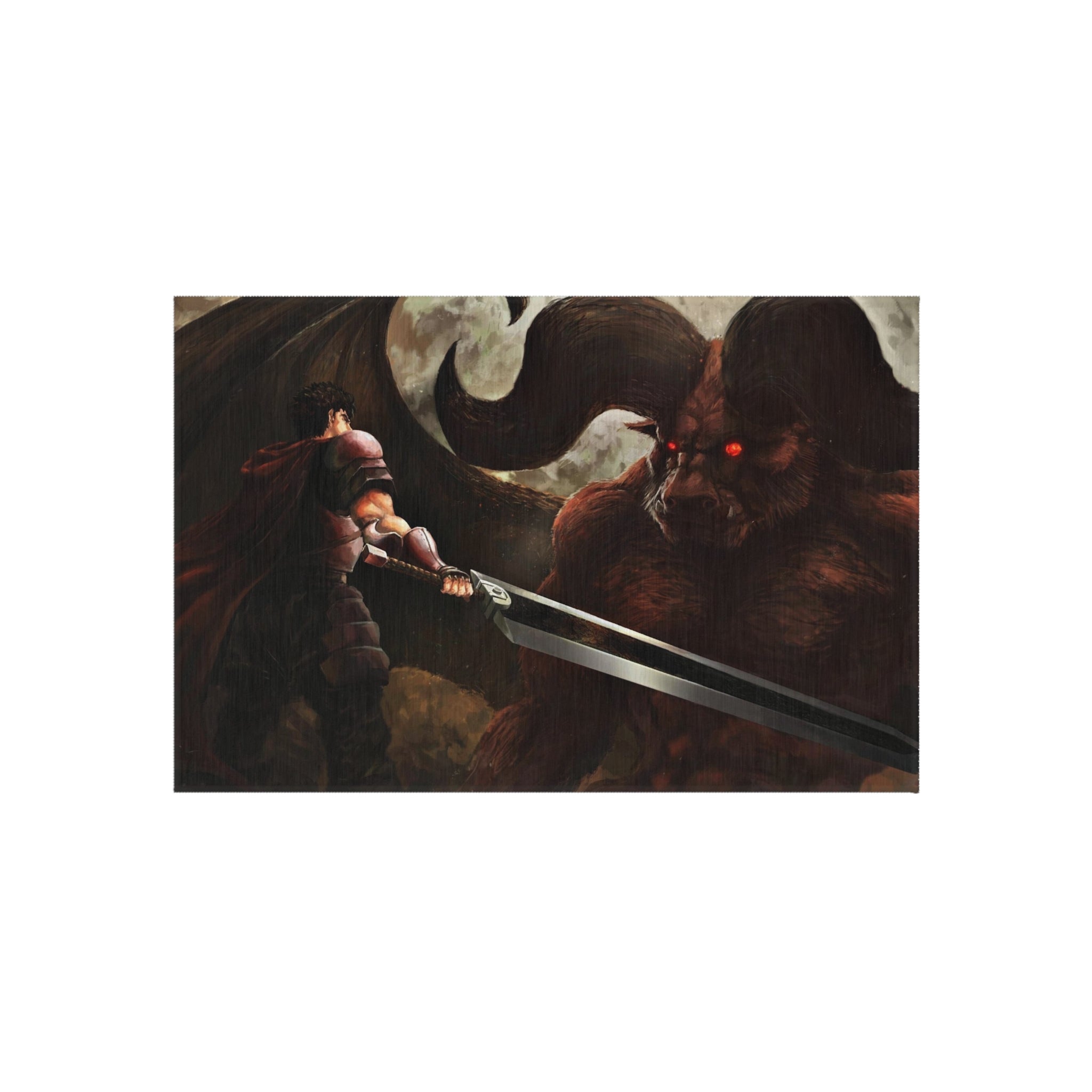 Berserk,Guts vs Zodd Rug