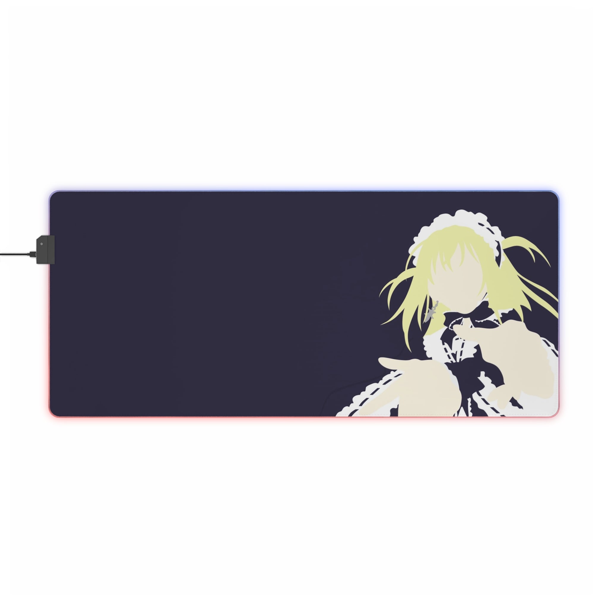 Death Note Misa Amane RGB LED Mouse Pad (Desk Mat)