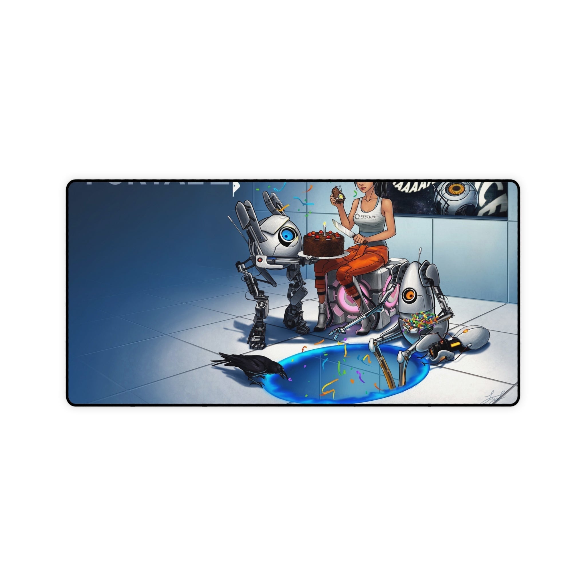 Portal 2 Mouse Pad (Desk Mat)