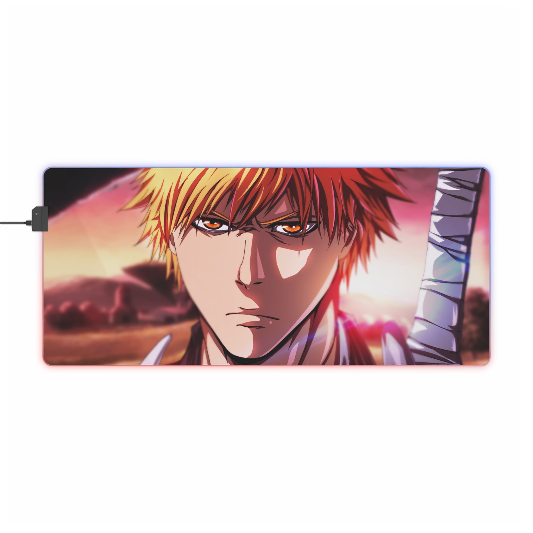 Anime Bleach RGB LED Mouse Pad (Desk Mat)