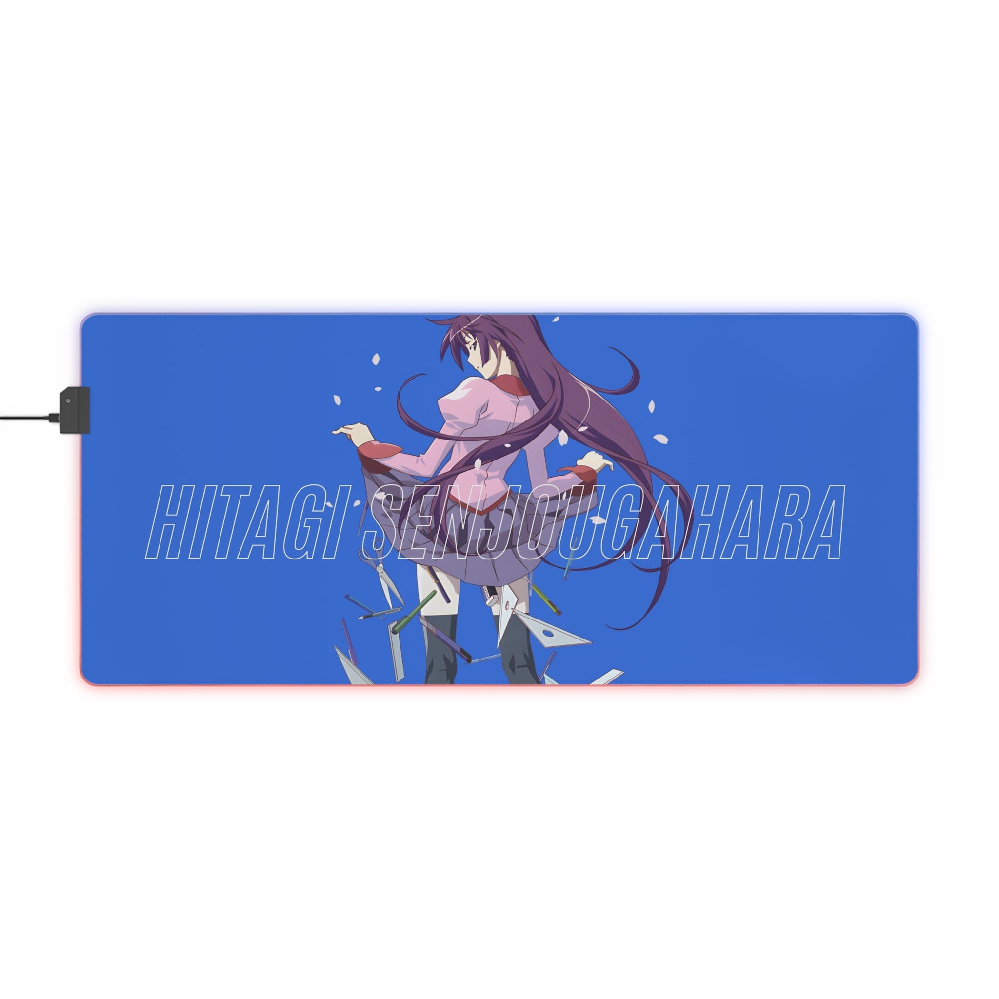 Monogatari (Series) RGB LED Mouse Pad (Desk Mat)