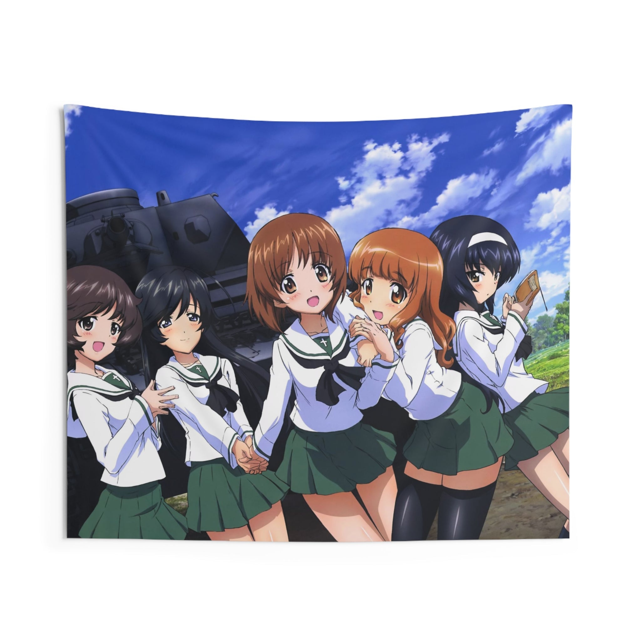 Girls und Panzer Indoor Wall Tapestry