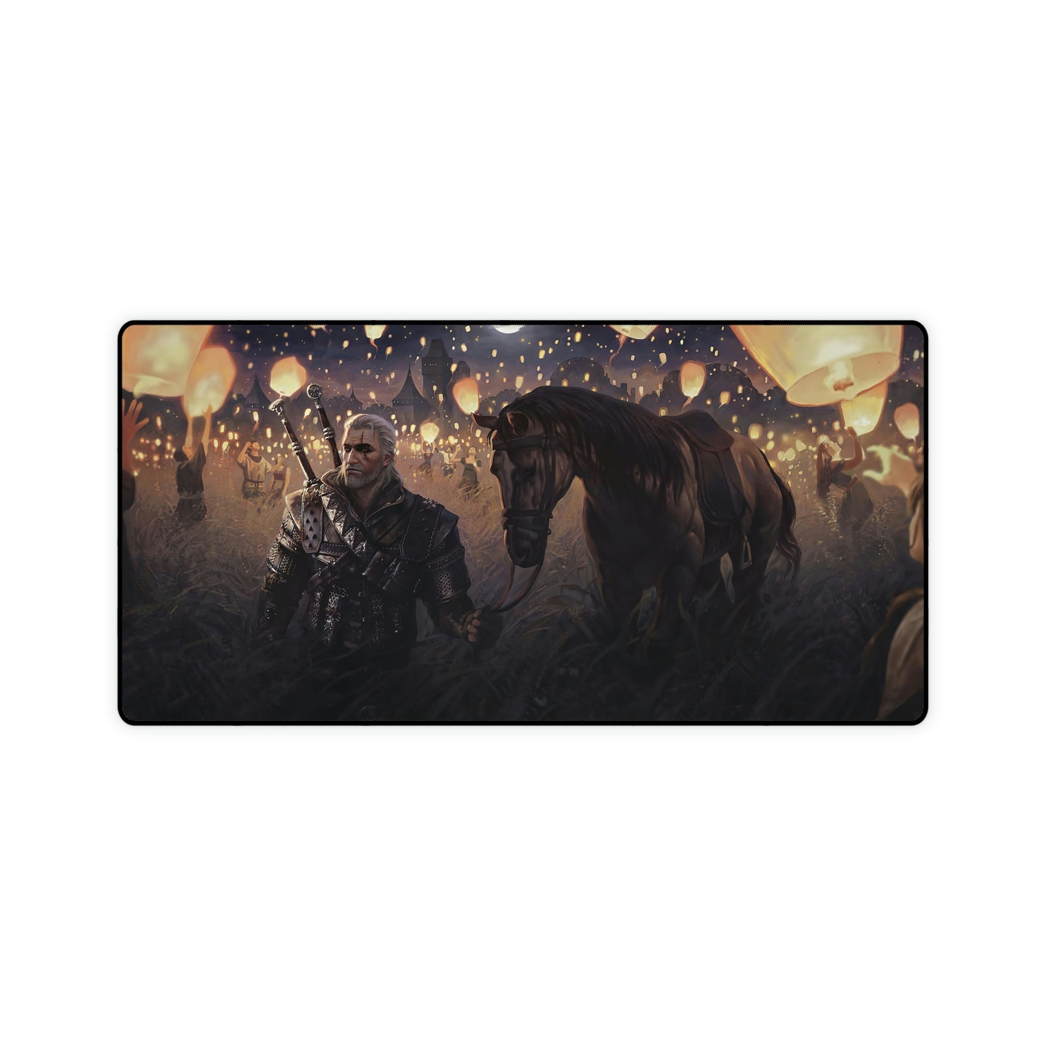 Geralt of Rivia The Witcher 3 Mouse Pad (Desk Mat)