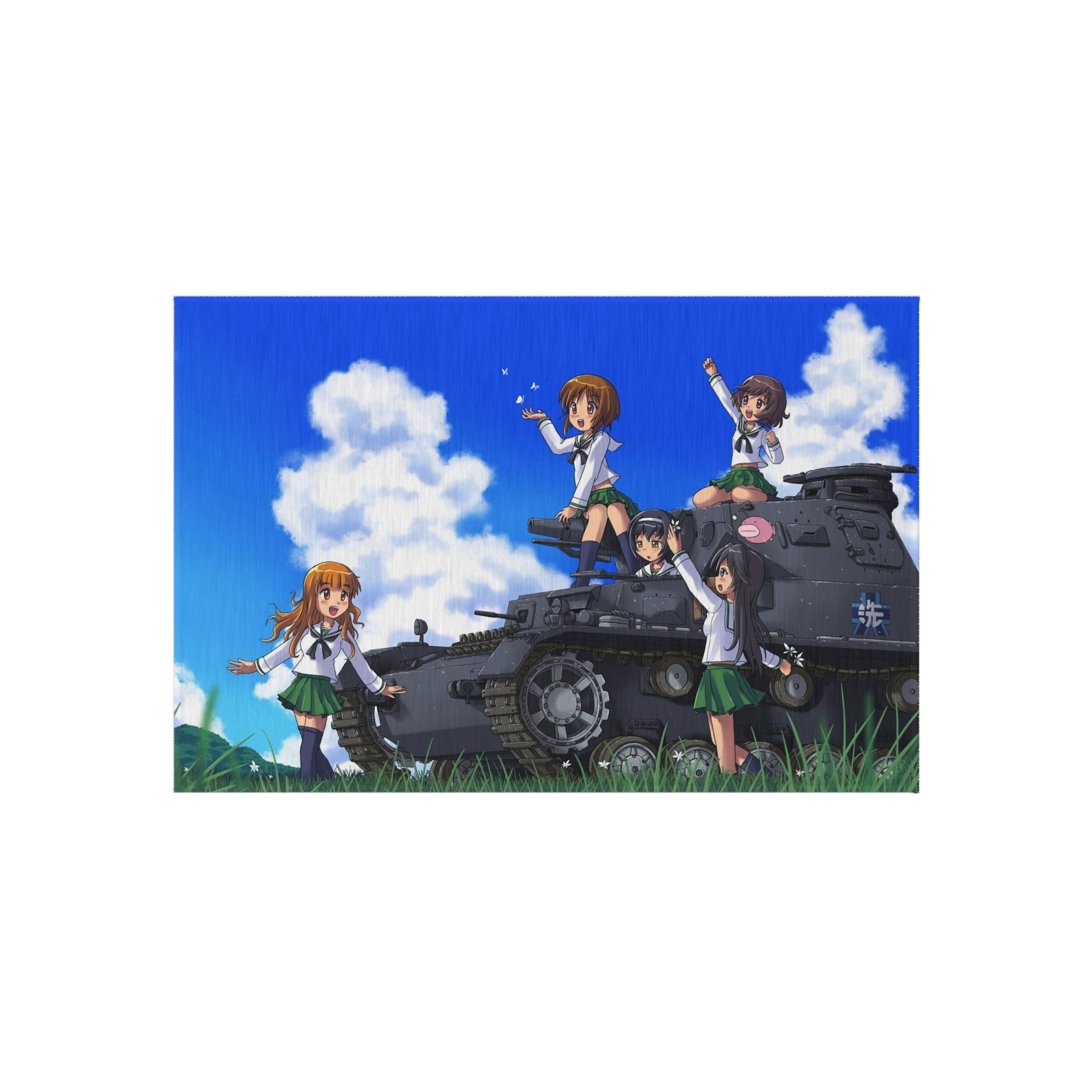 Girls und Panzer Rug