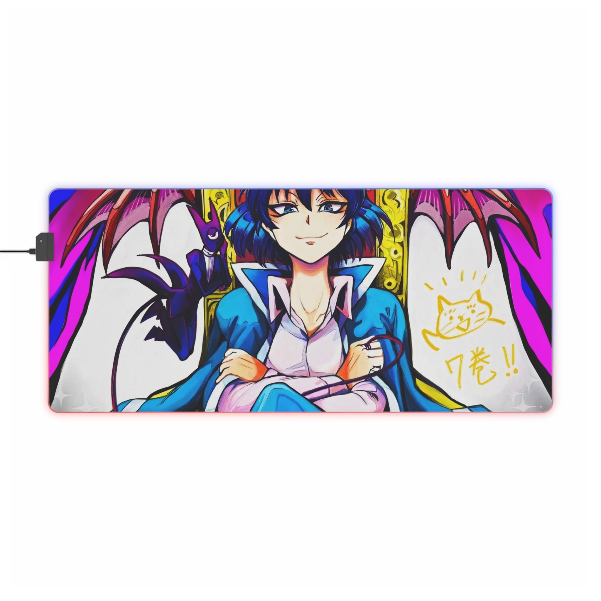 Mairimashita! Iruma-kun RGB LED Mouse Pad (Desk Mat) – Anime Desk Mat
