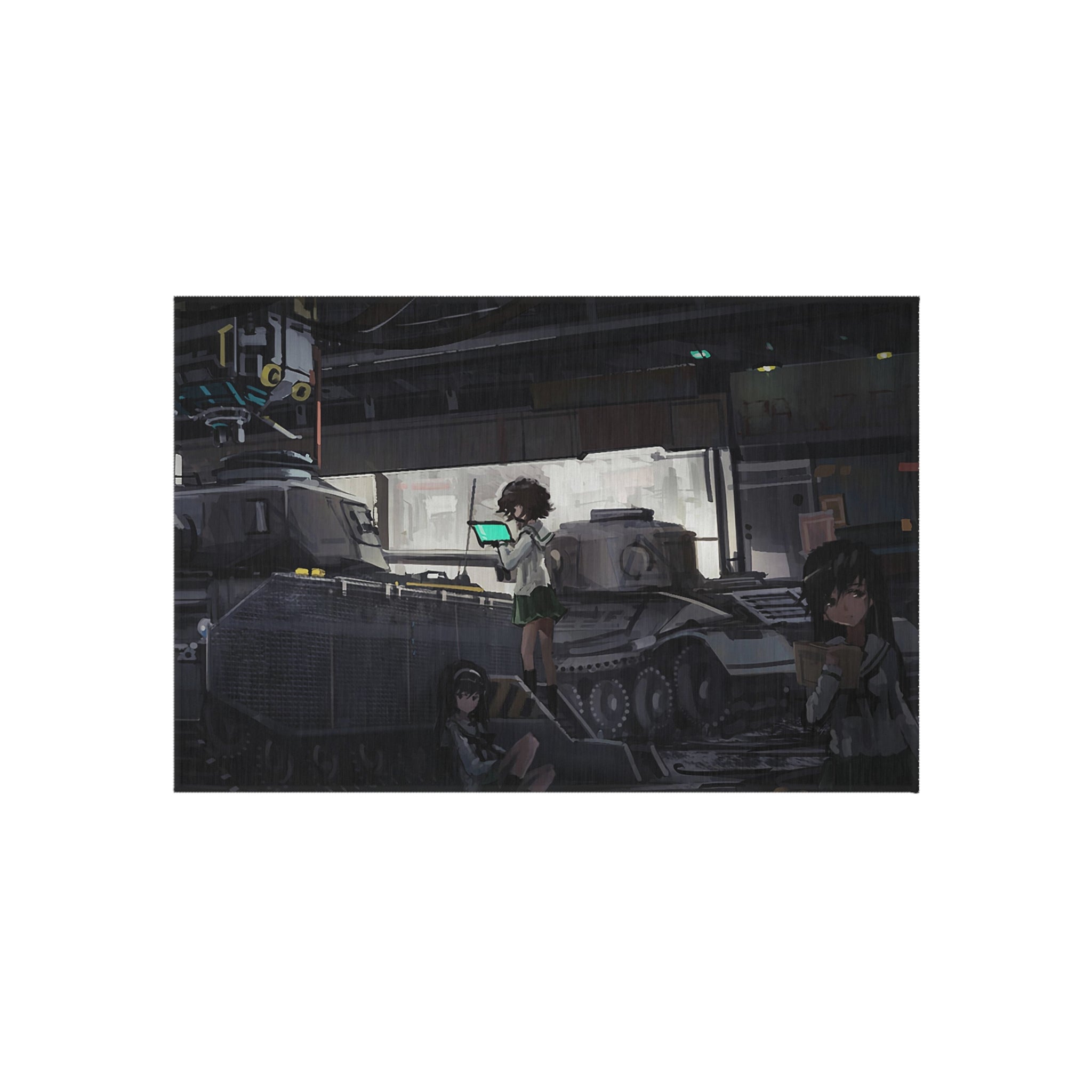 Girls und Panzer Rug