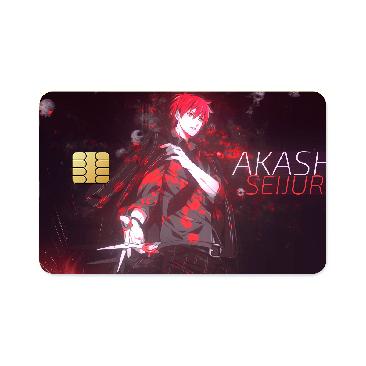 Akashi Seijuro Credit Card Skins (4-in-1 Pack)