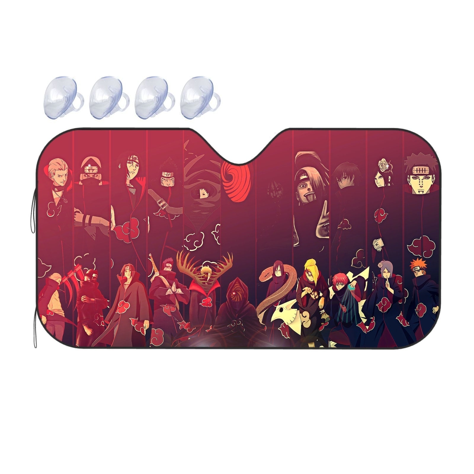 Akatsuki Members Car Sunshade