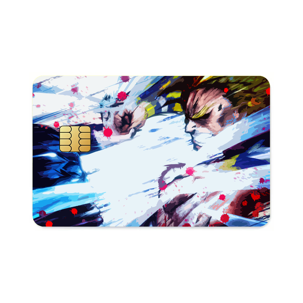 All Might VS All For One Credit Card Skins (4-in-1 Pack)