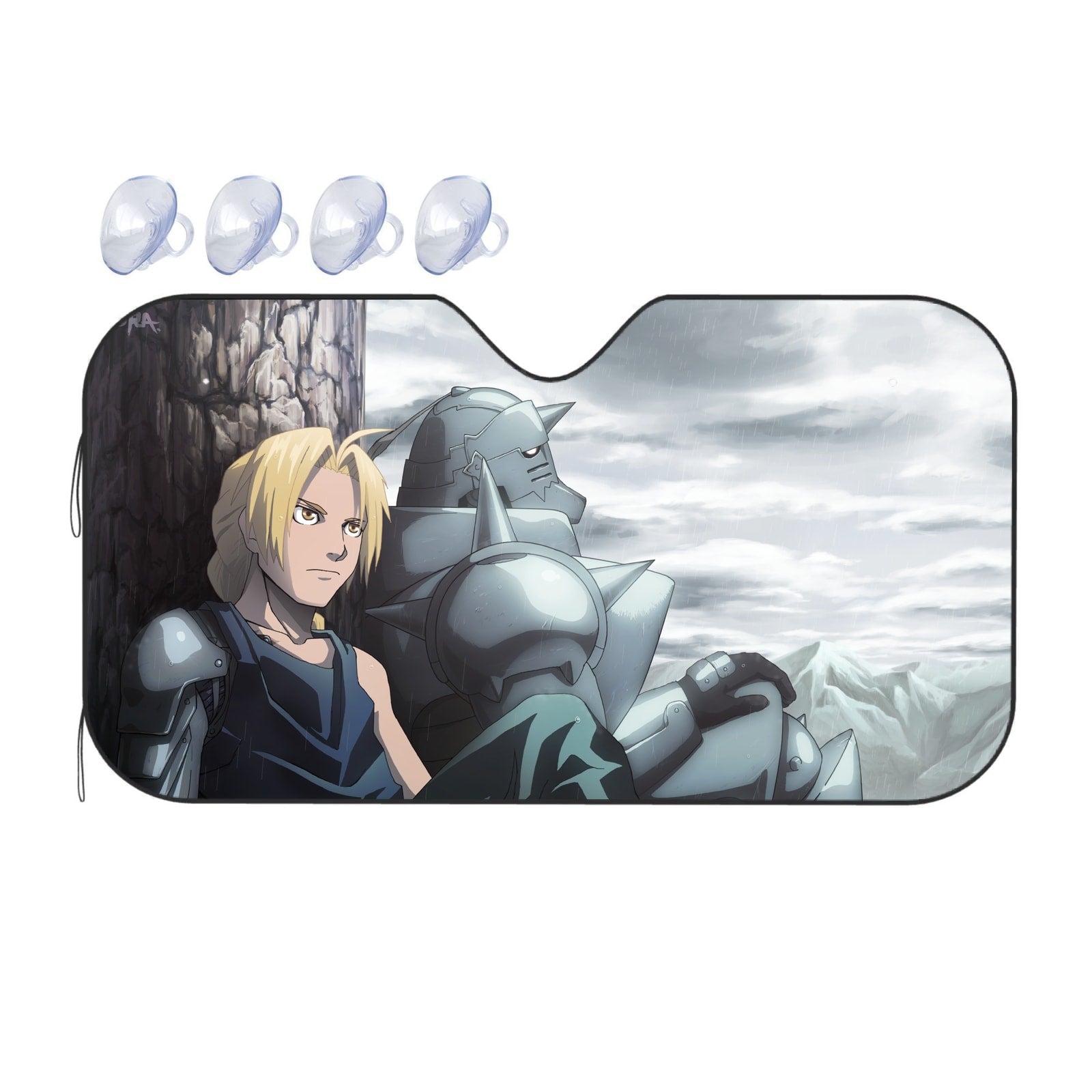 Alphonse Elric Edward Elric Car Sunshade
