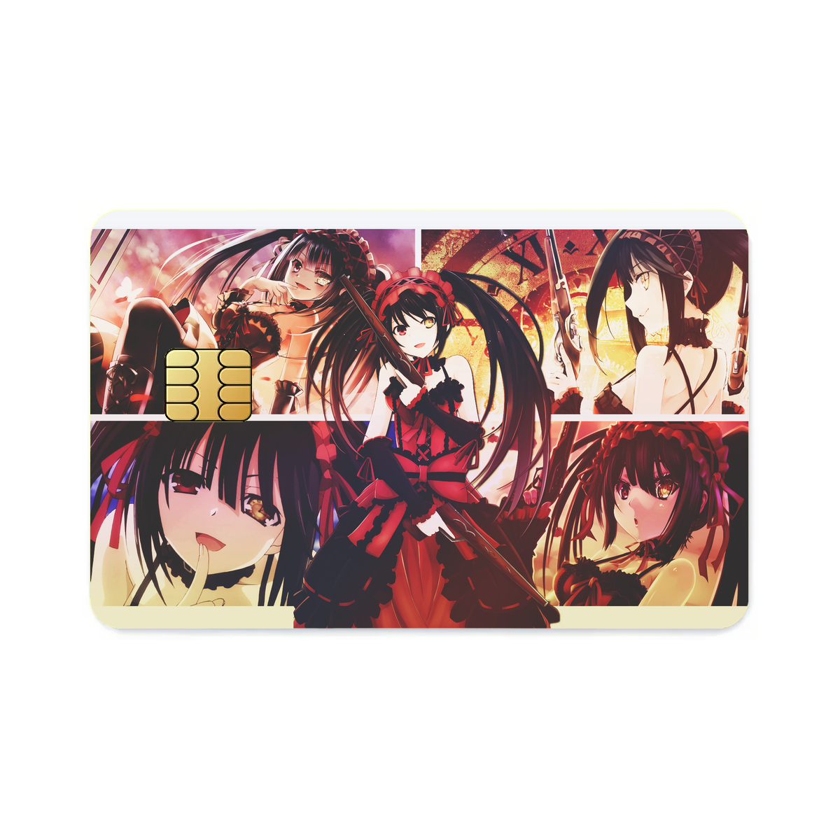 Anime Date A Live Credit Card Skins (4-in-1 Pack)