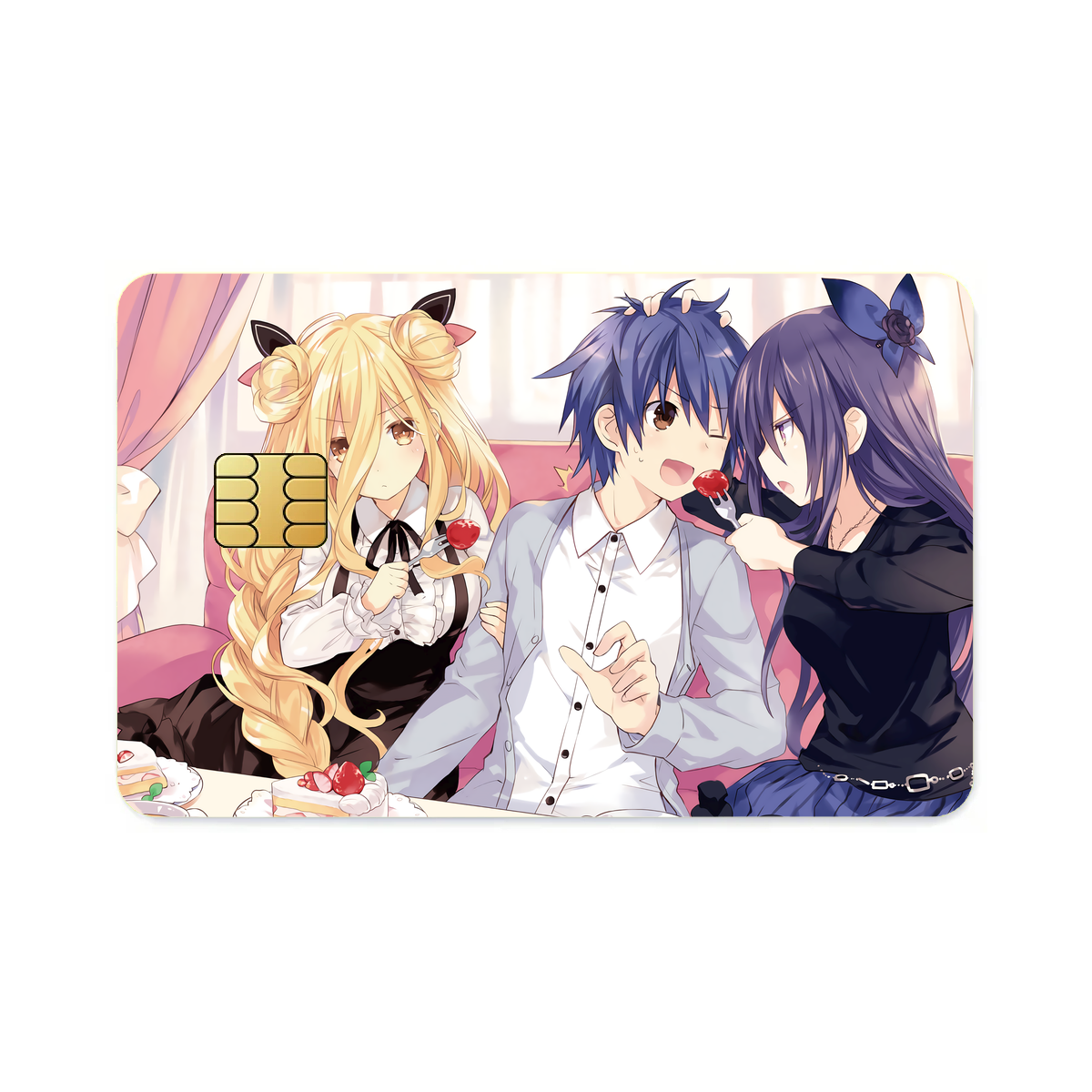 Anime Date A Live Credit Card Skins (4-in-1 Pack)