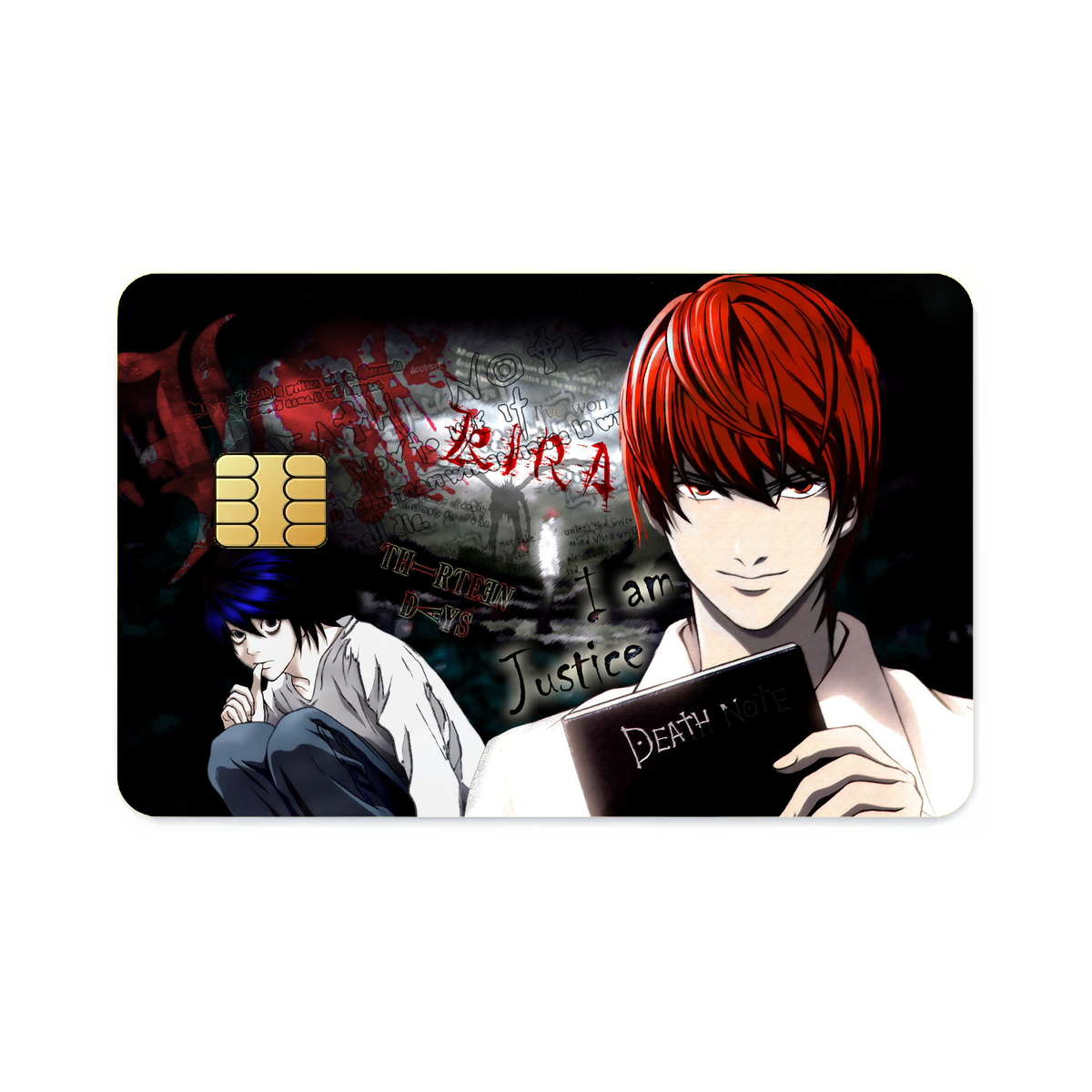 Anime Death Note Credit Card Skins (4-in-1 Pack)
