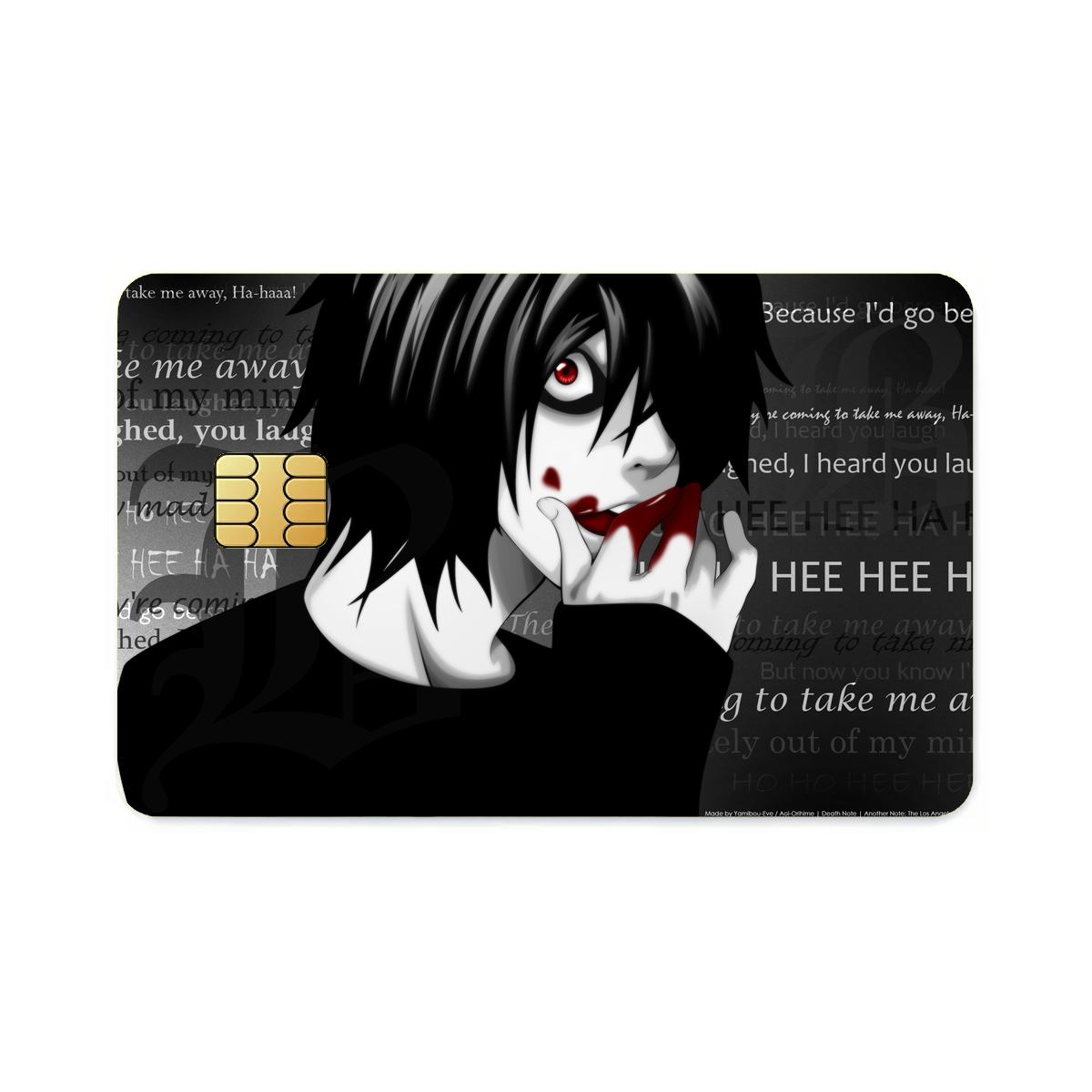Anime Death Note Credit Card Skins (4-in-1 Pack)