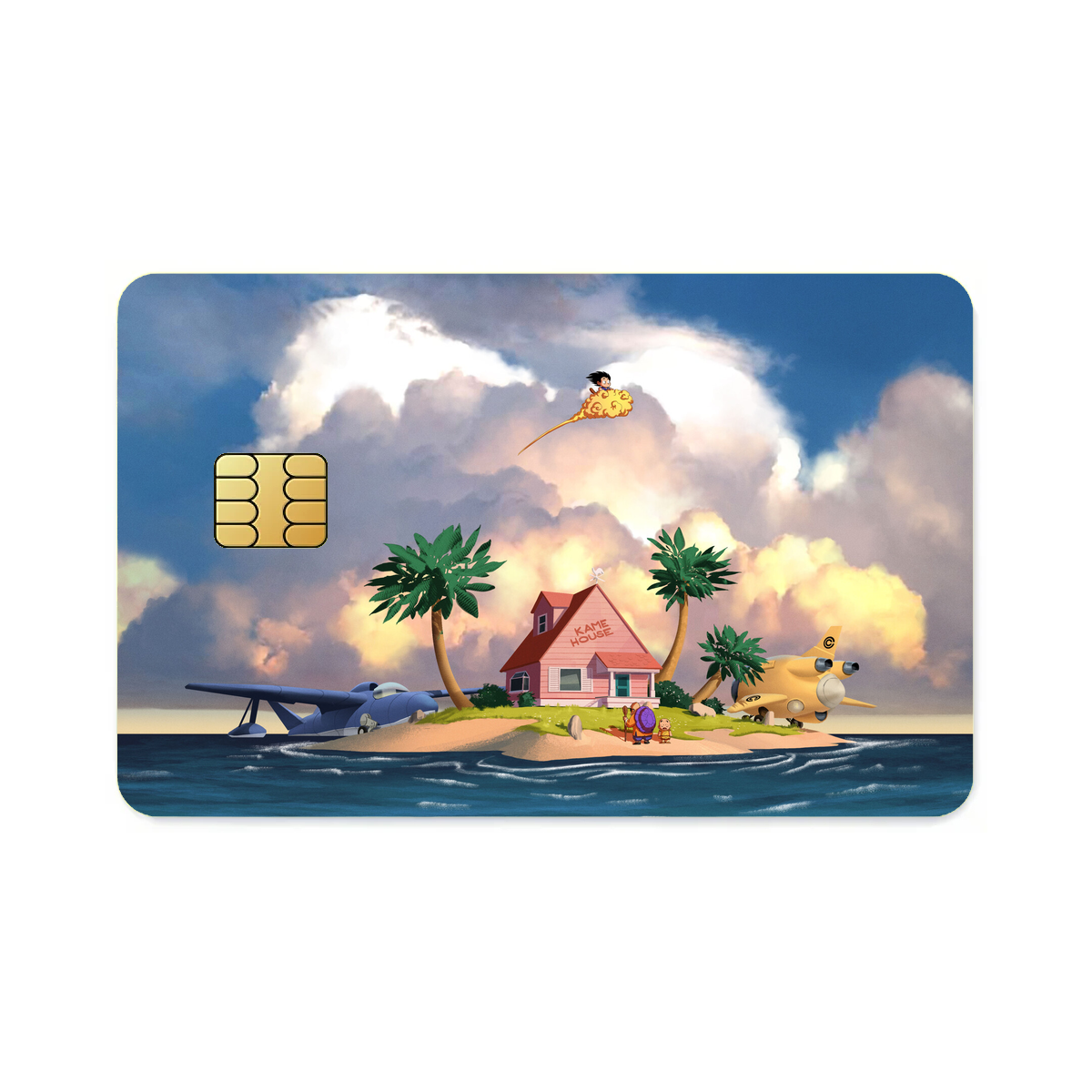 Anime Dragon Ball Credit Card Skins (4-in-1 Pack)