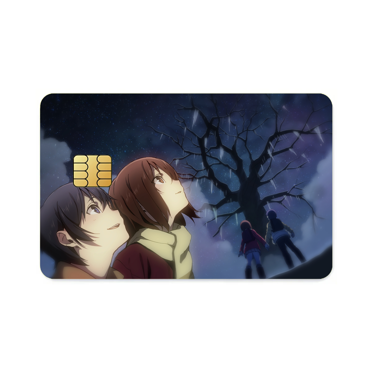Anime ERASED Credit Card Skins (4-in-1 Pack)