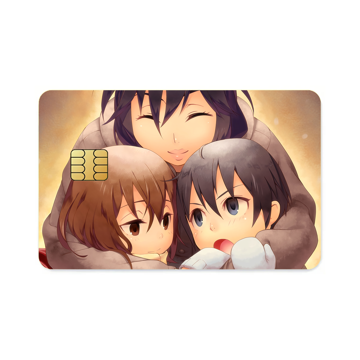 Anime ERASED Credit Card Skins (4-in-1 Pack)