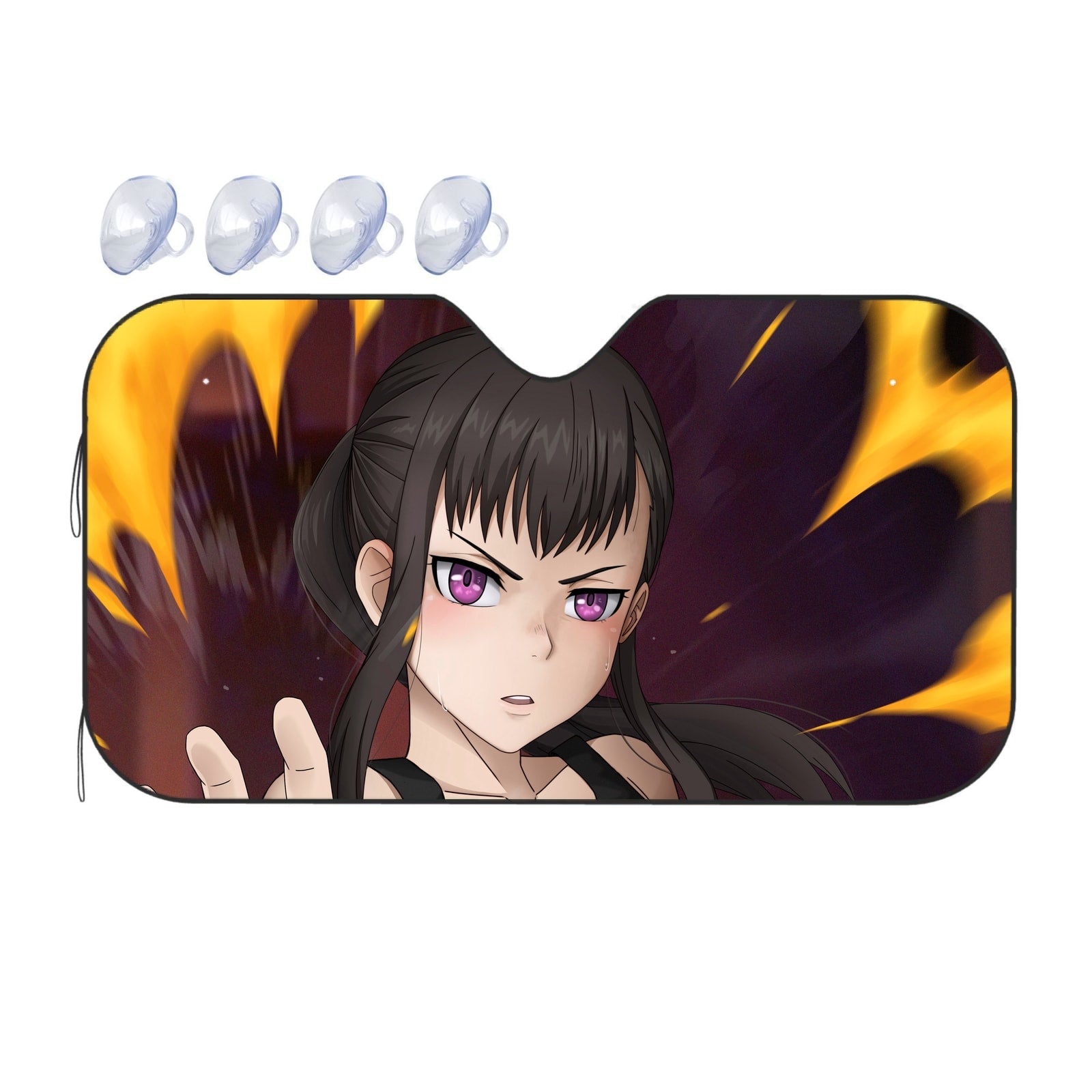 Anime Fire Force Car Sunshade