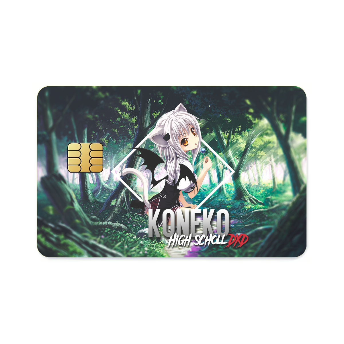 Anime High School DxDr Credit Card Skins (4-in-1 Pack)