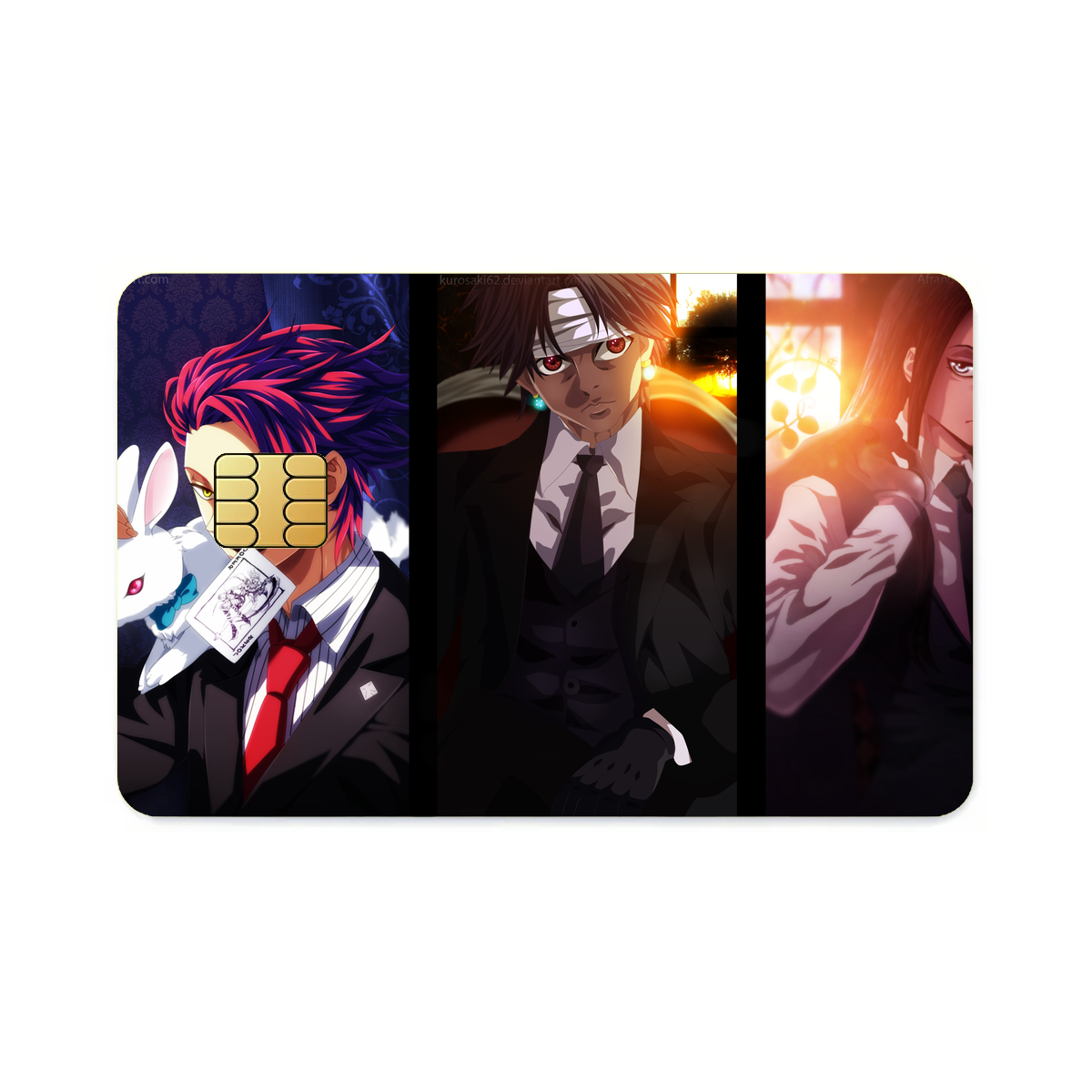 Anime Hunter x Hunter Credit Card Skins (4-in-1 Pack)
