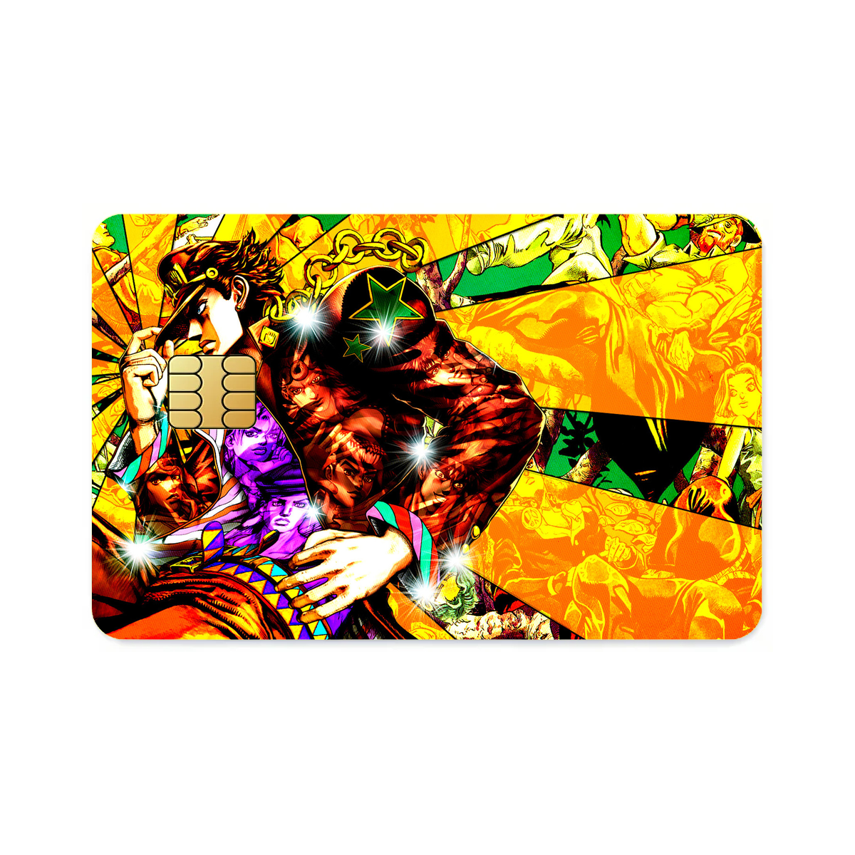 Anime Jojo's Bizarre Adventure Credit Card Skins (4-in-1 Pack)