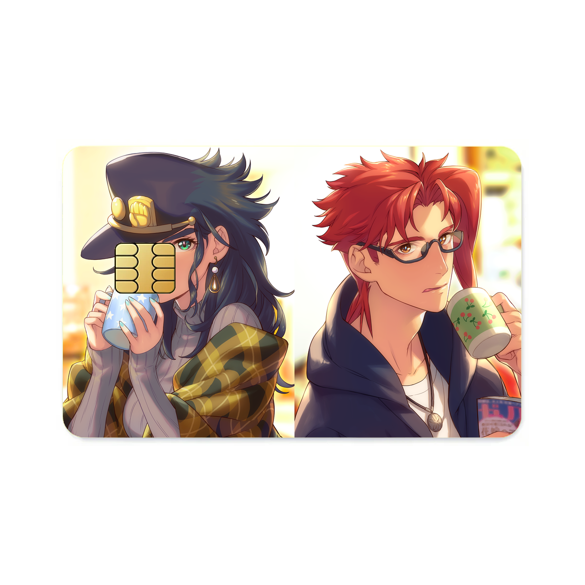 Anime Jojo's Bizarre Adventure Credit Card Skins (4-in-1 Pack)