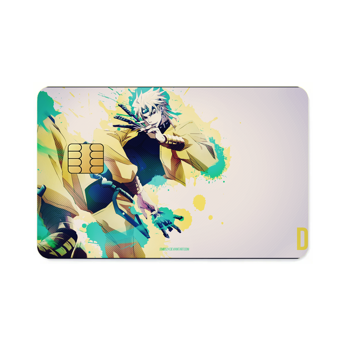 Anime Jojo's Bizarre Adventure Credit Card Skins (4-in-1 Pack)