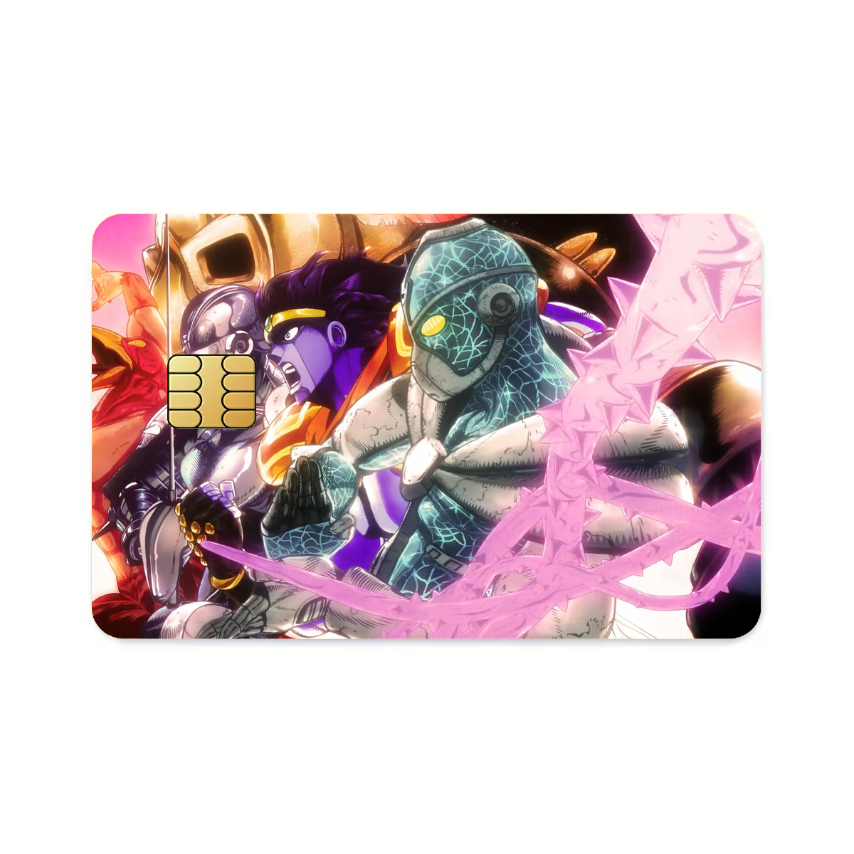 Anime Jojo's Bizarre Adventure Credit Card Skins (4-in-1 Pack)