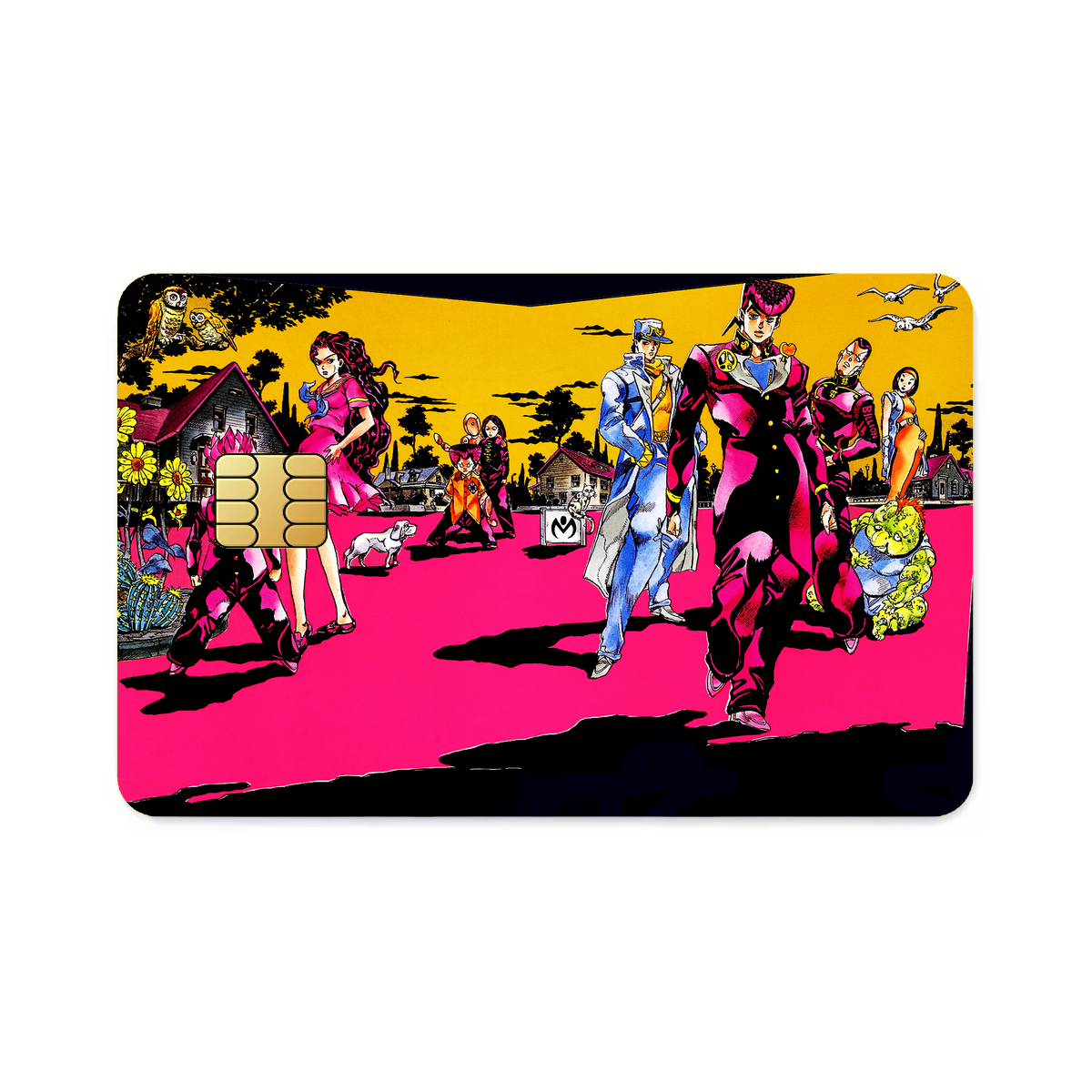 Anime Jojo's Bizarre Adventure Credit Card Skins (4-in-1 Pack)