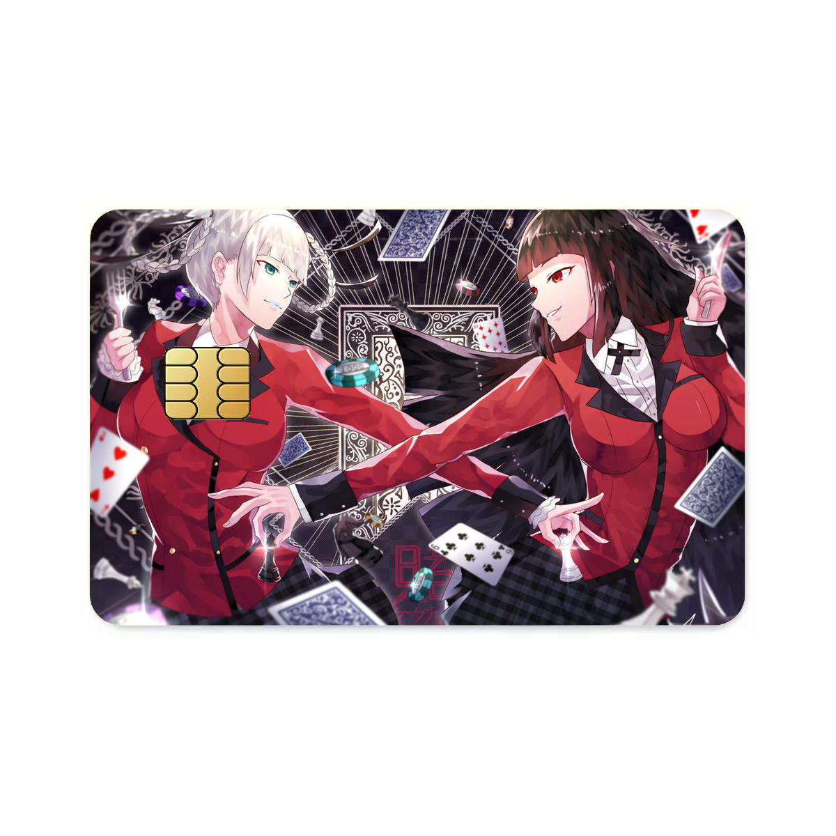 Anime Kakegurui Credit Card Skins (4-in-1 Pack)