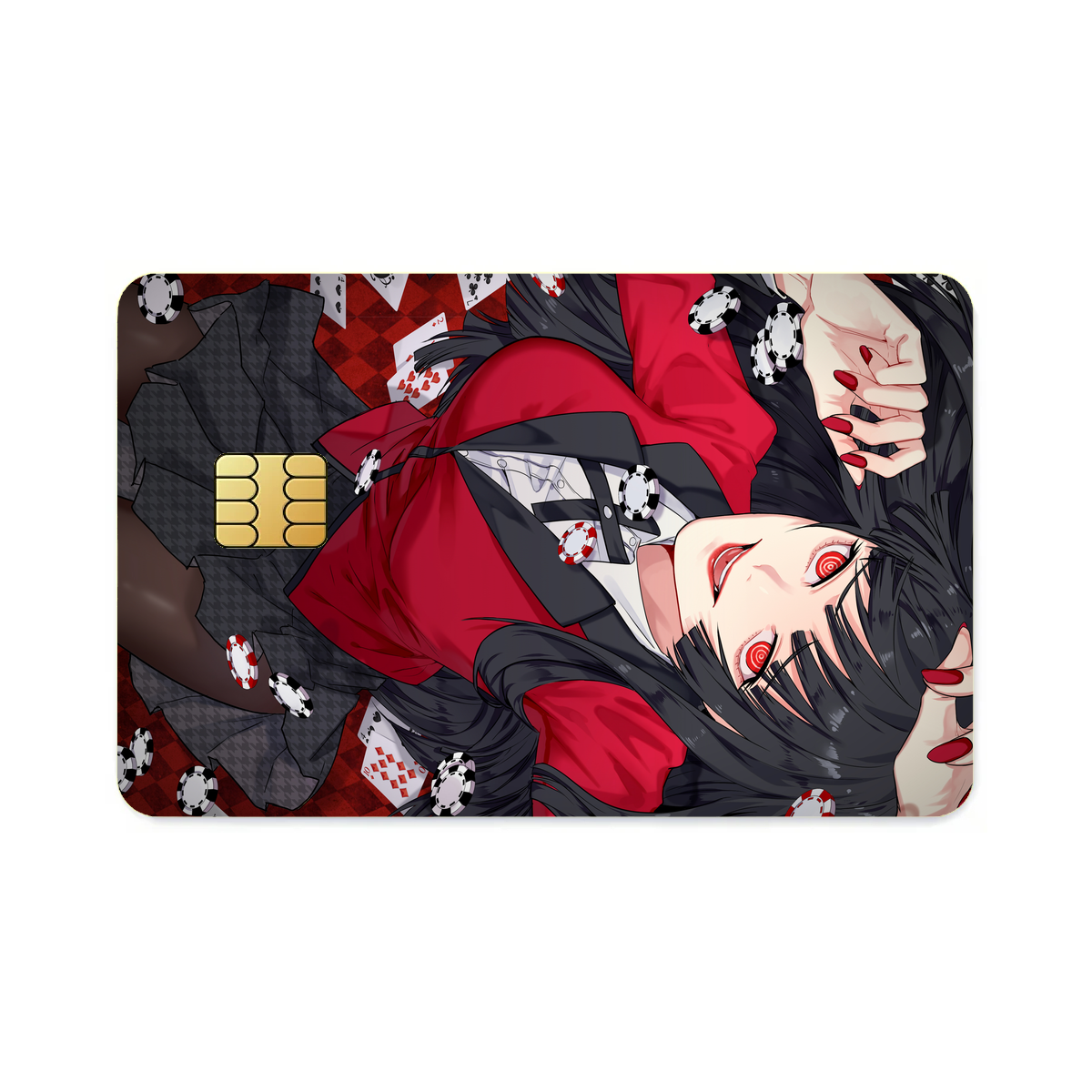 Anime Kakegurui Credit Card Skins (4-in-1 Pack)