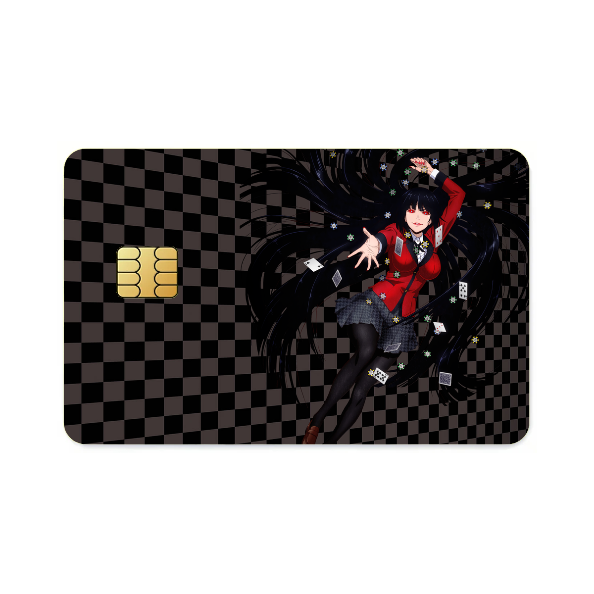 Anime Kakegurui Credit Card Skins (4-in-1 Pack)