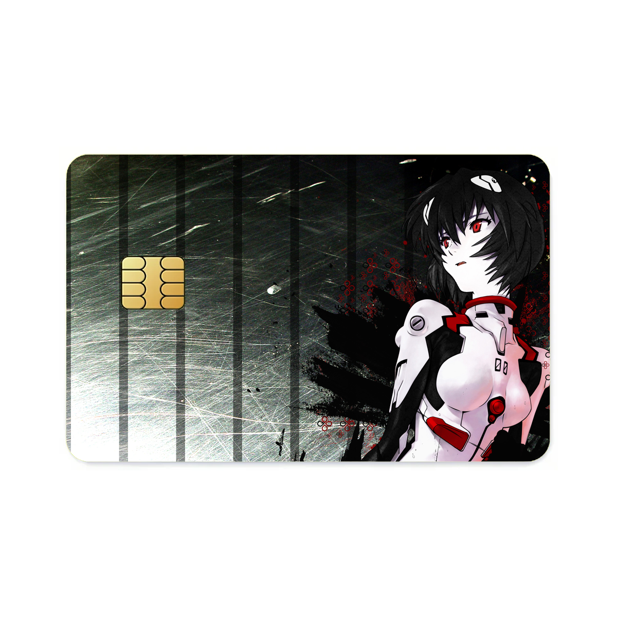 Anime Neon Genesis Evangelion Credit Card Skins (4-in-1 Pack)