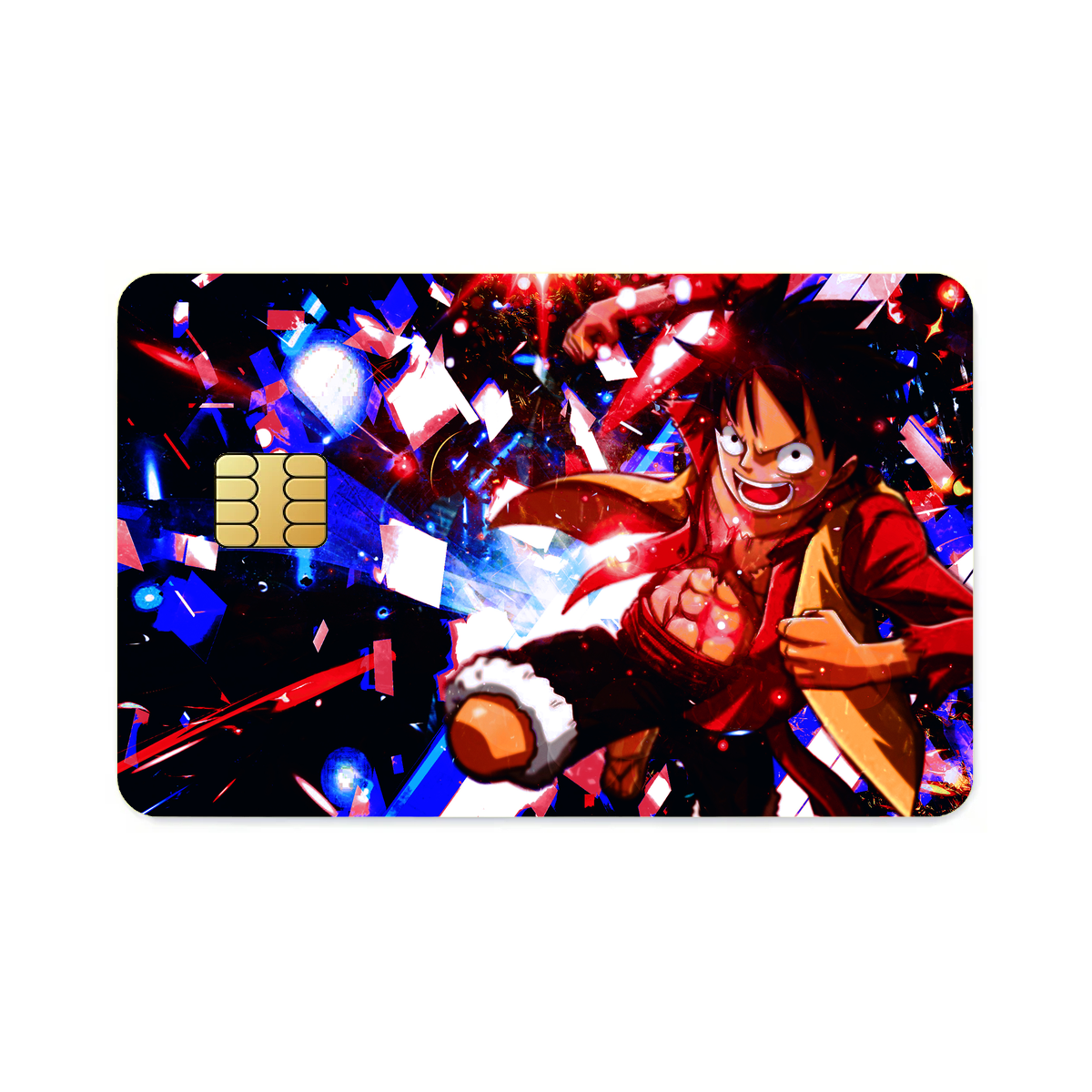 Anime One Piece Credit Card Skins (4-in-1 Pack)