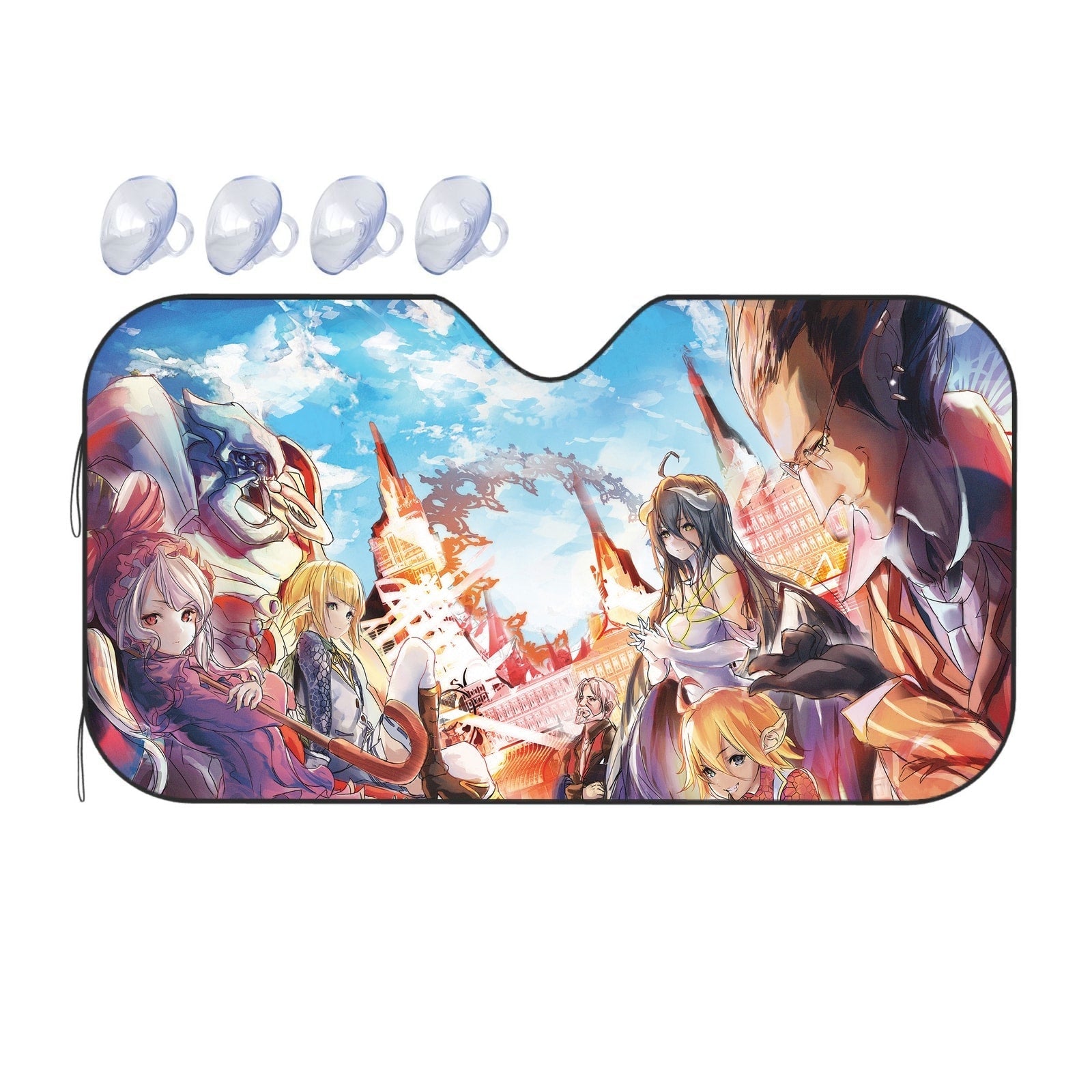 Anime Overlord Car Sunshade