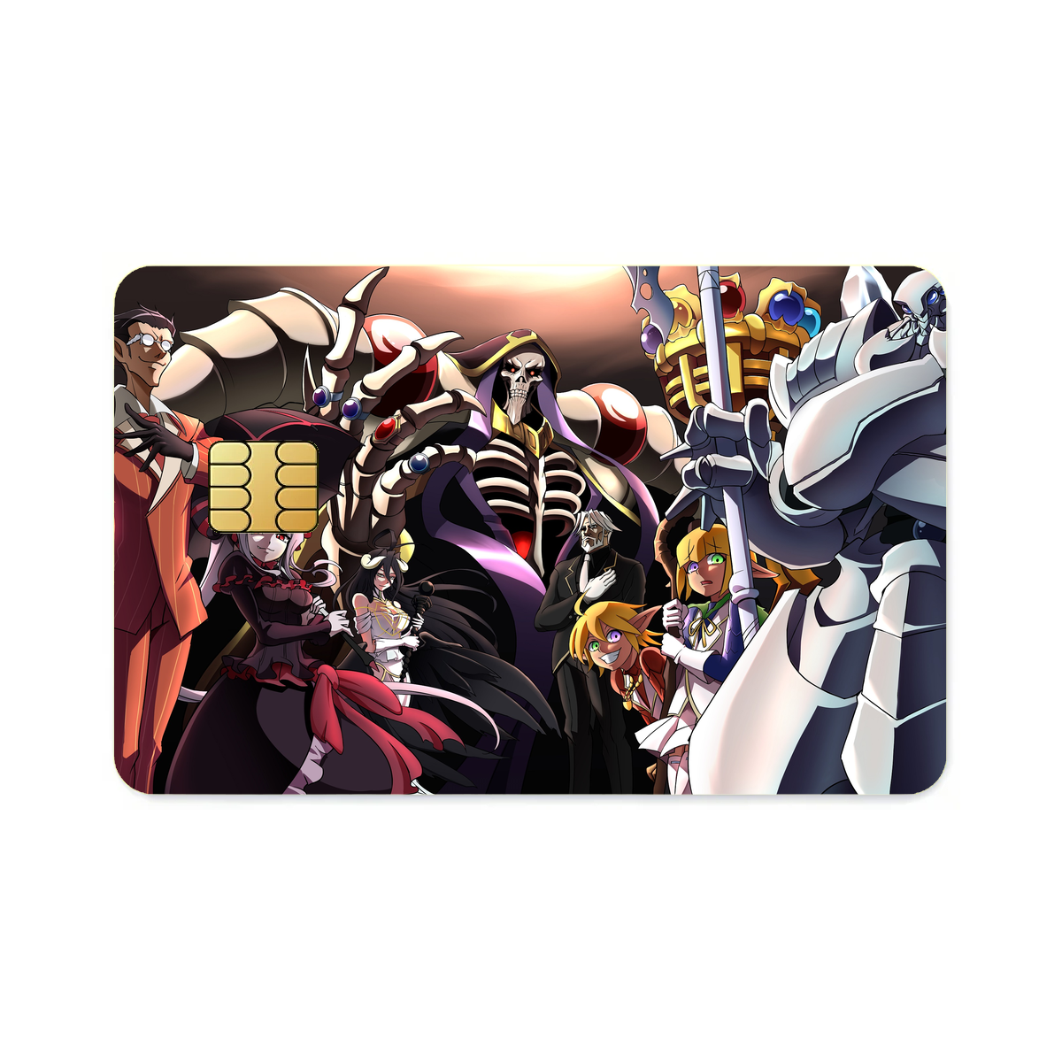 Anime Overlord Credit Card Skins (4-in-1 Pack)