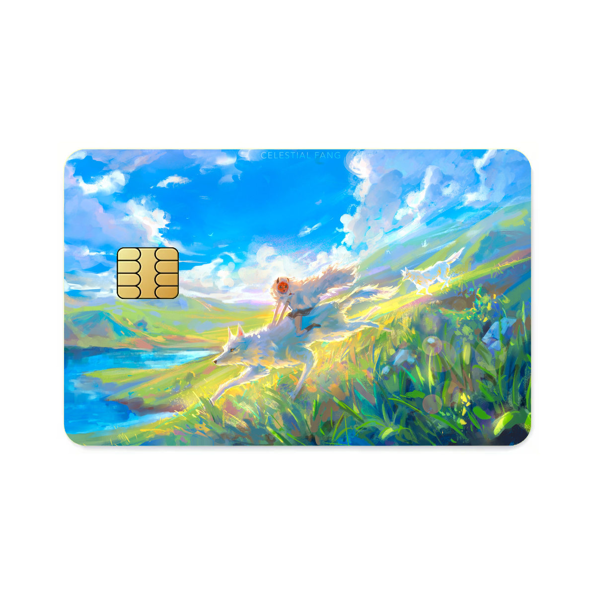 Anime Princess Mononoke Credit Card Skins (4-in-1 Pack)