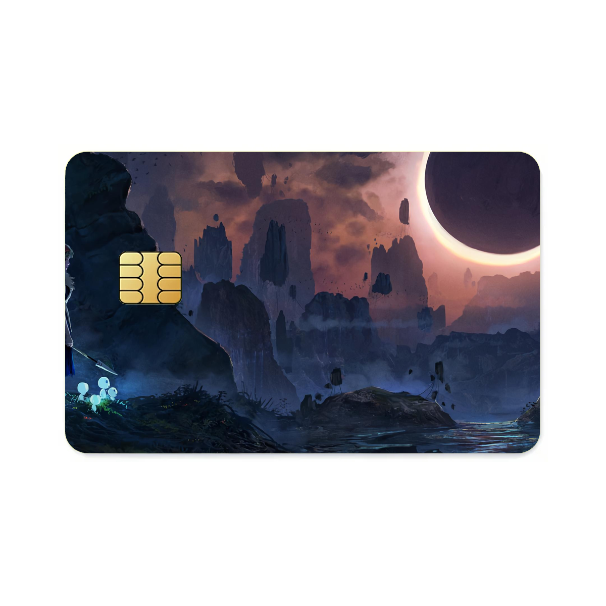 Anime Princess Mononoke Credit Card Skins (4-in-1 Pack)