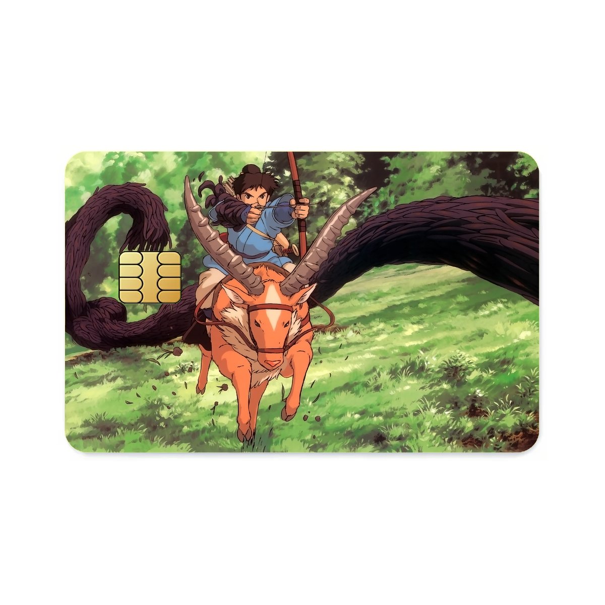 Anime Princess Mononoke Credit Card Skins (4-in-1 Pack)