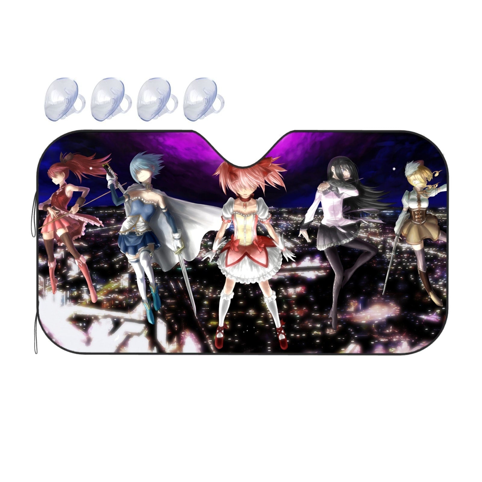 Anime Puella Magi Madoka Magica Car Sunshade