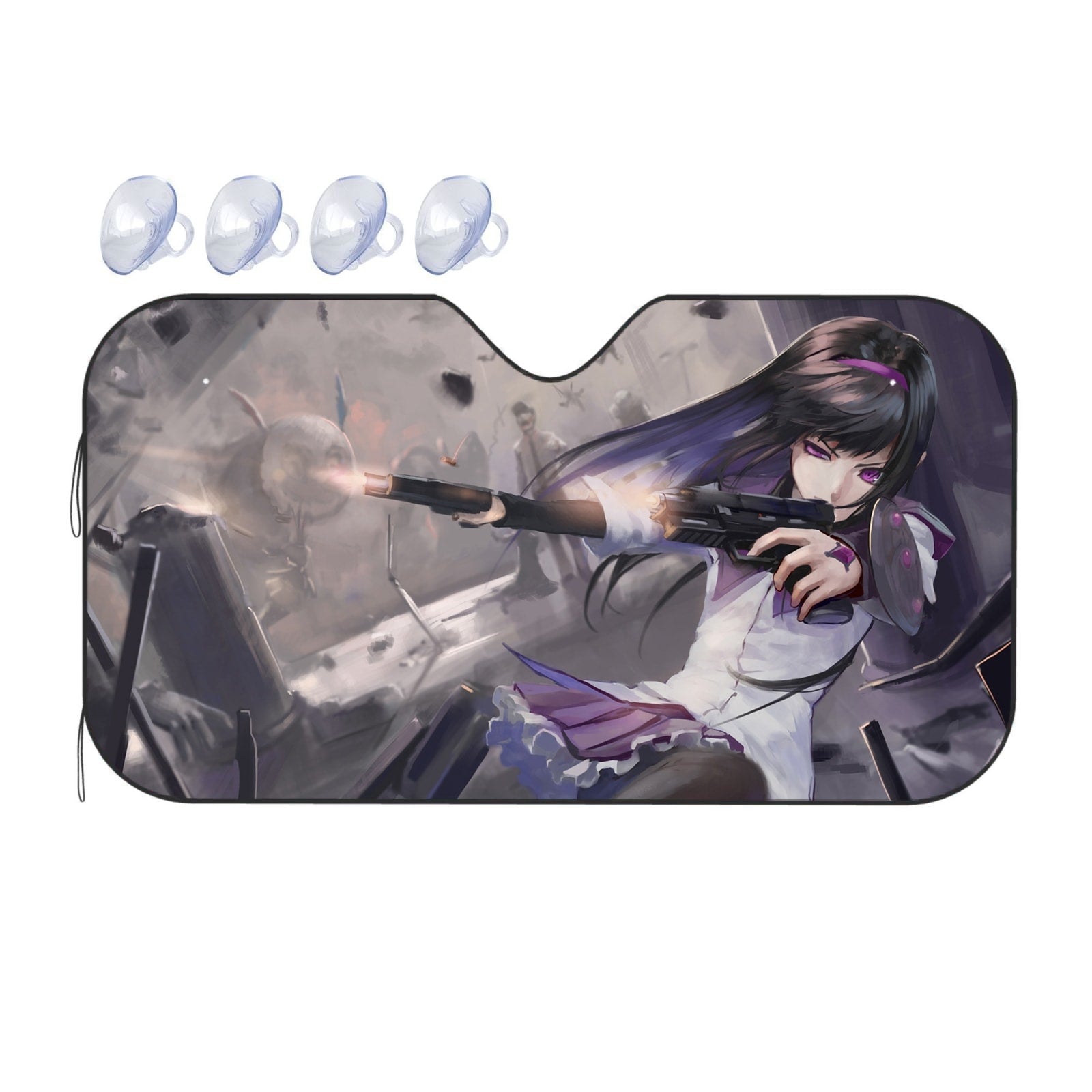 Anime Puella Magi Madoka Magica Car Sunshade