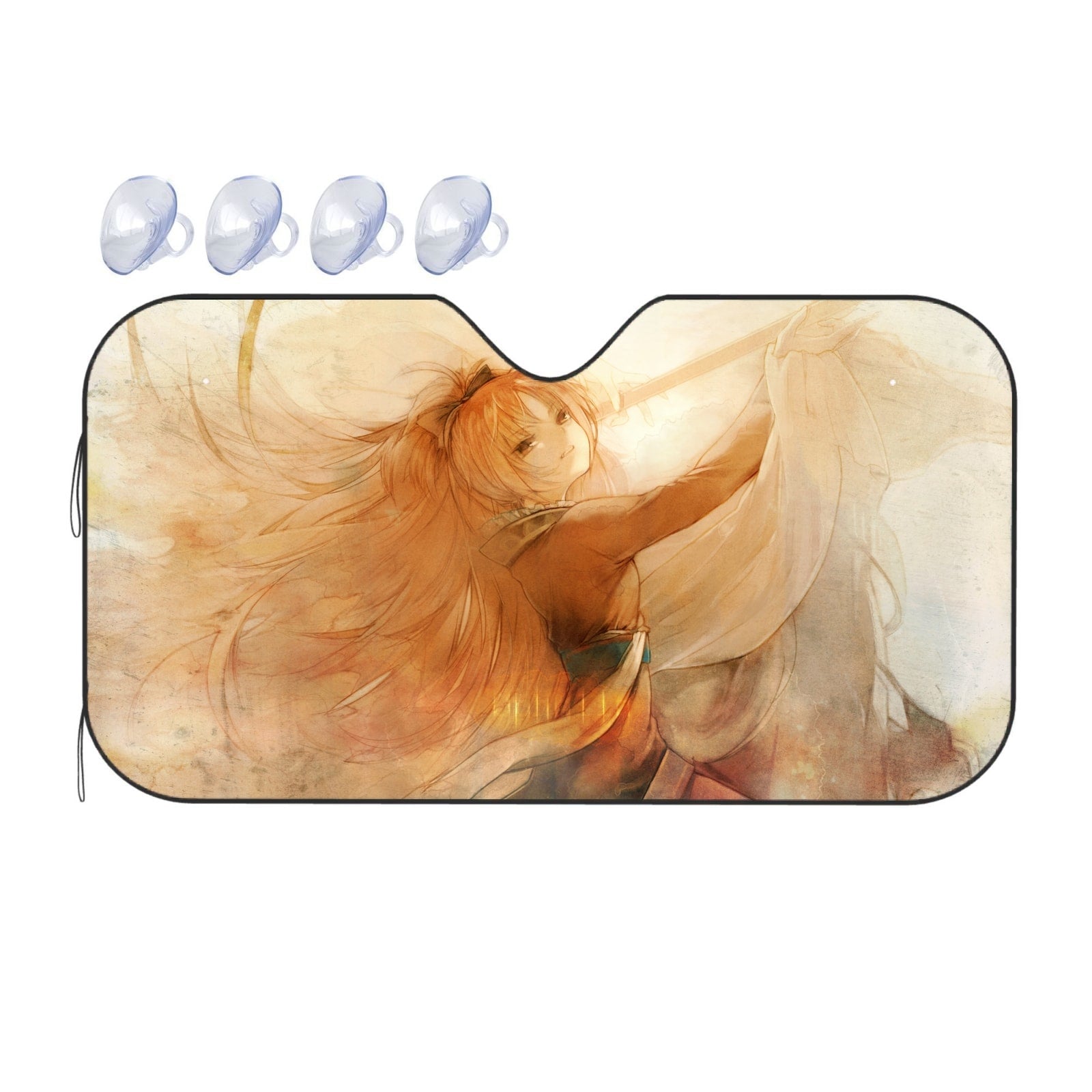 Anime Puella Magi Madoka Magica Car Sunshade
