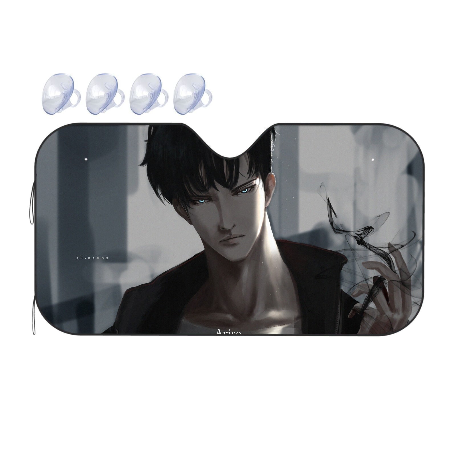Anime Solo Leveling Car Sunshade