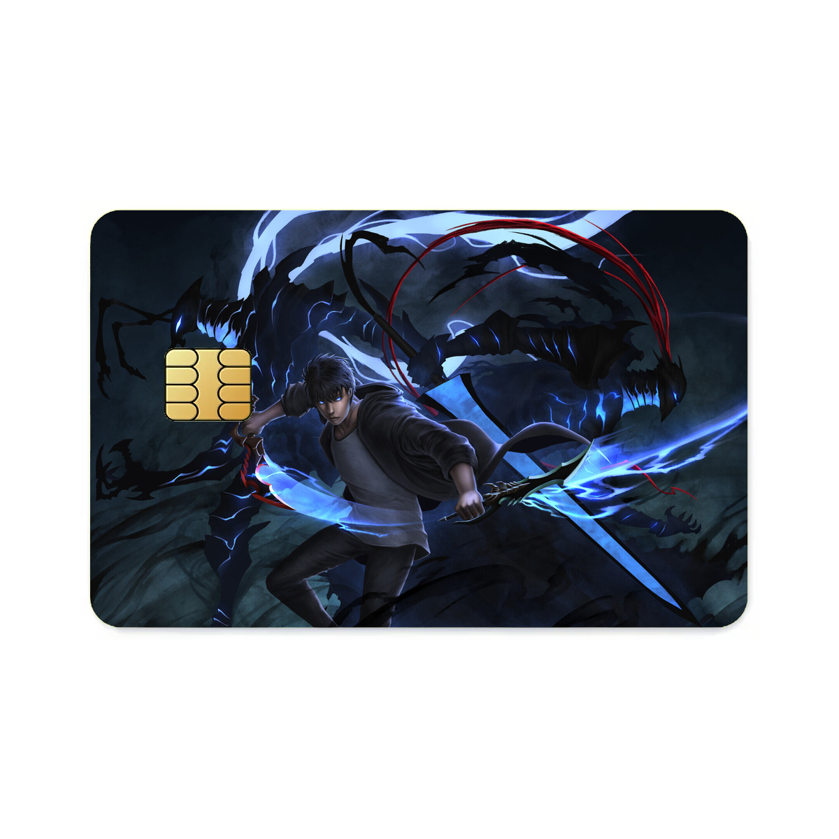 Anime Solo Leveling Credit Card Skins (4-in-1 Pack)