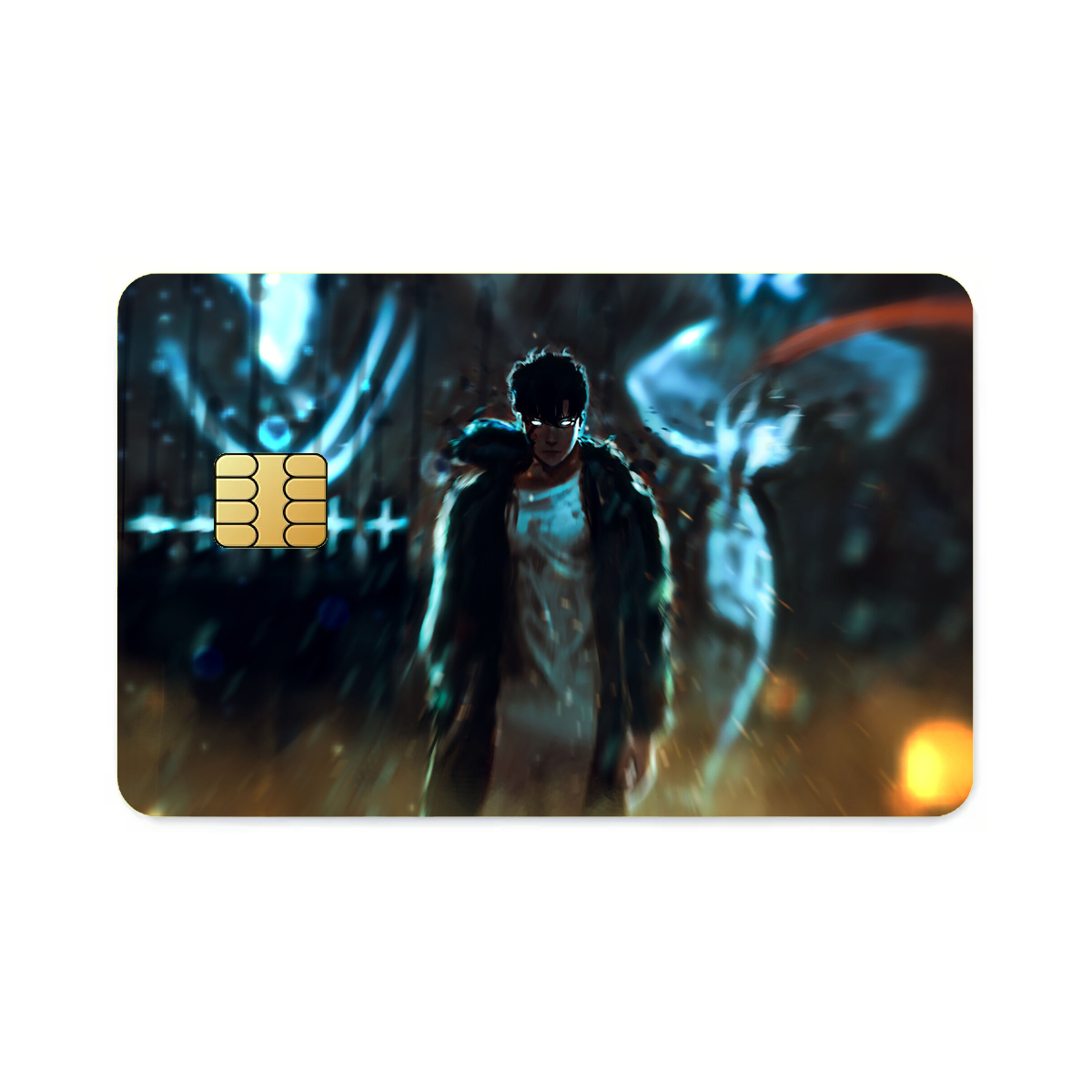 Anime Solo Leveling Credit Card Skins (4-in-1 Pack)