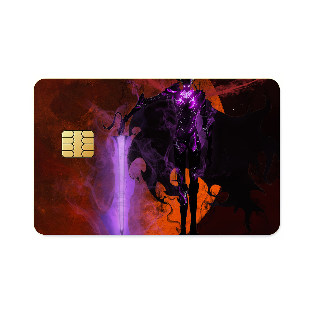 Anime Solo Leveling Credit Card Skins (4-in-1 Pack)