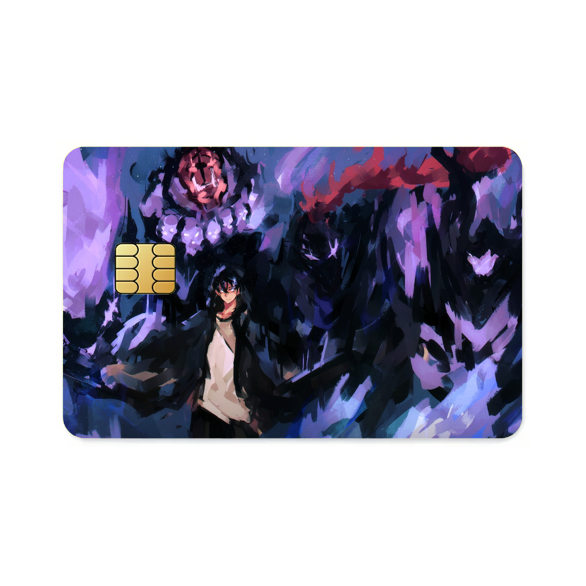 Anime Solo Leveling Credit Card Skins (4-in-1 Pack)