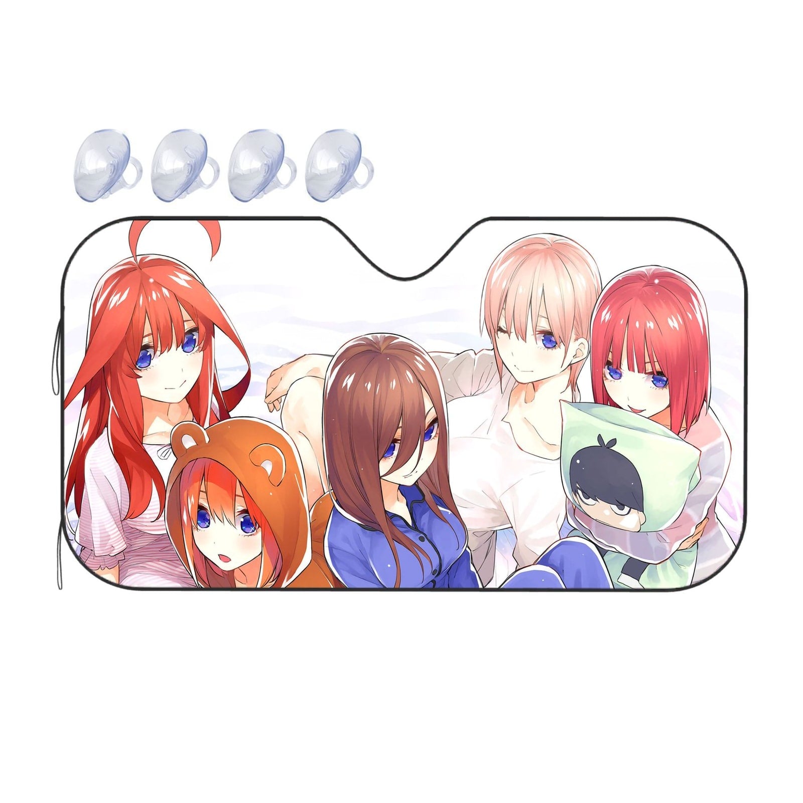 Anime The Quintessential Quintuplets Car Sunshade
